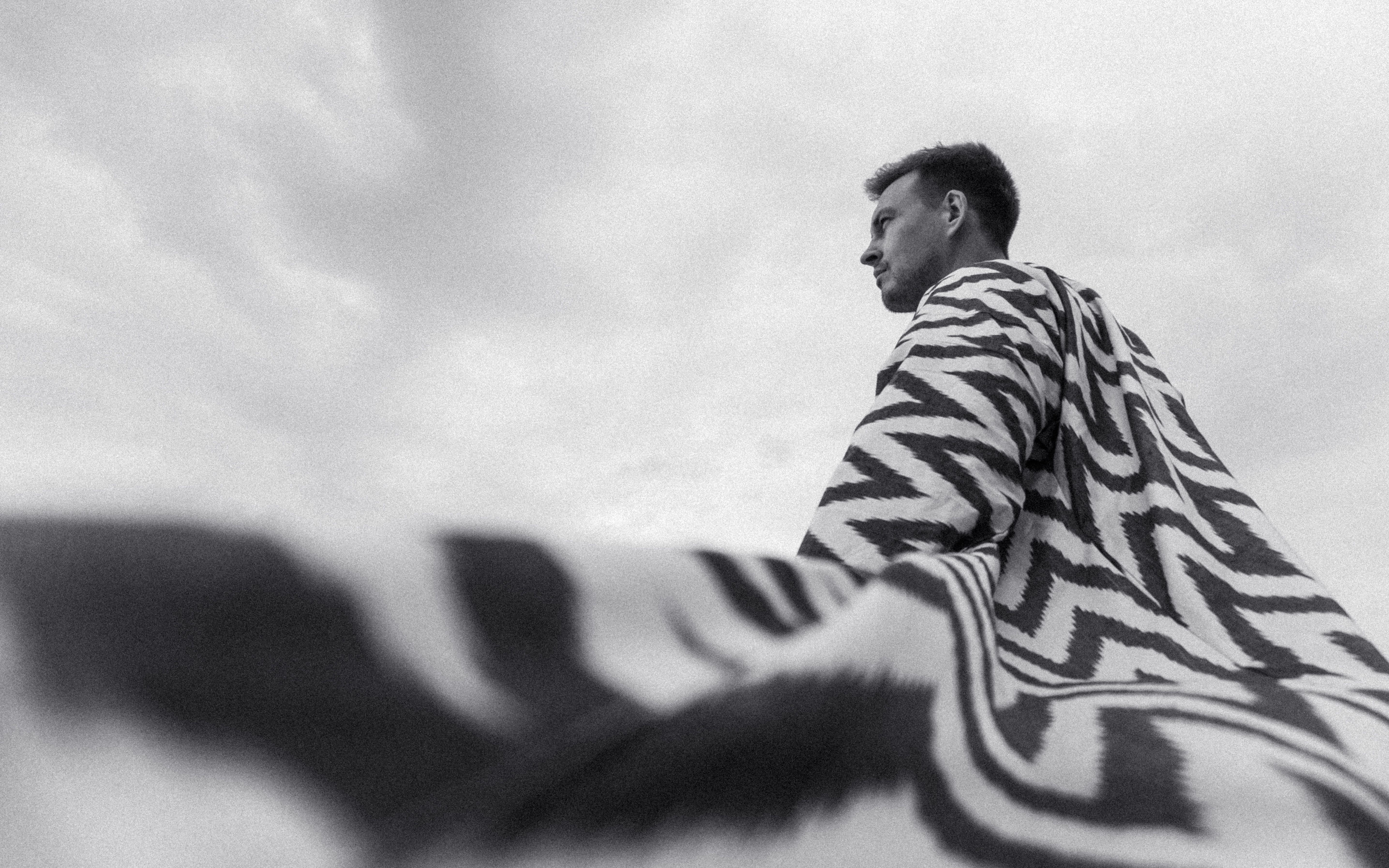 Man Wearing a Patterned Cloak · Free Stock Photo