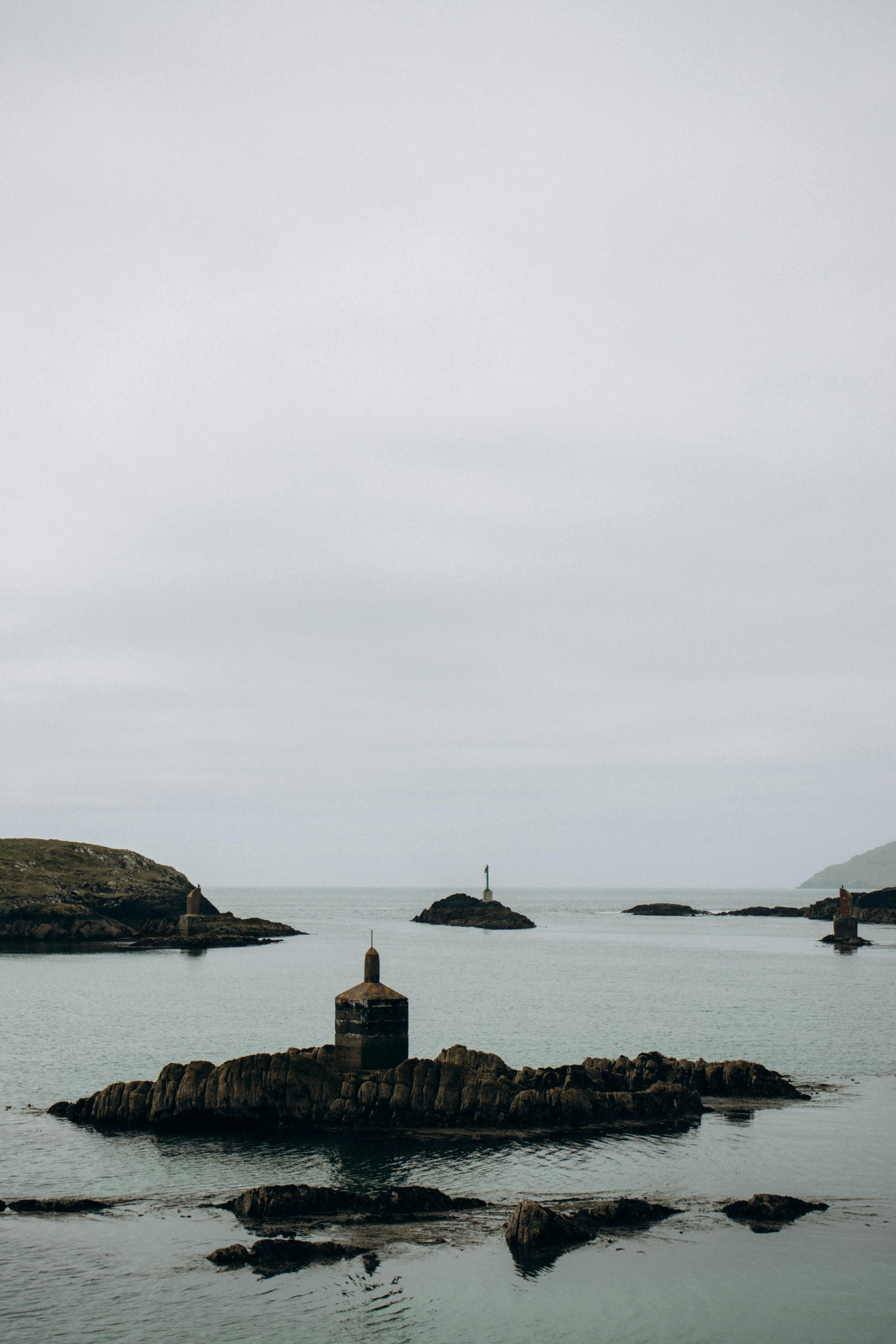 Stone Towers on Rocky Islets · Free Stock Photo