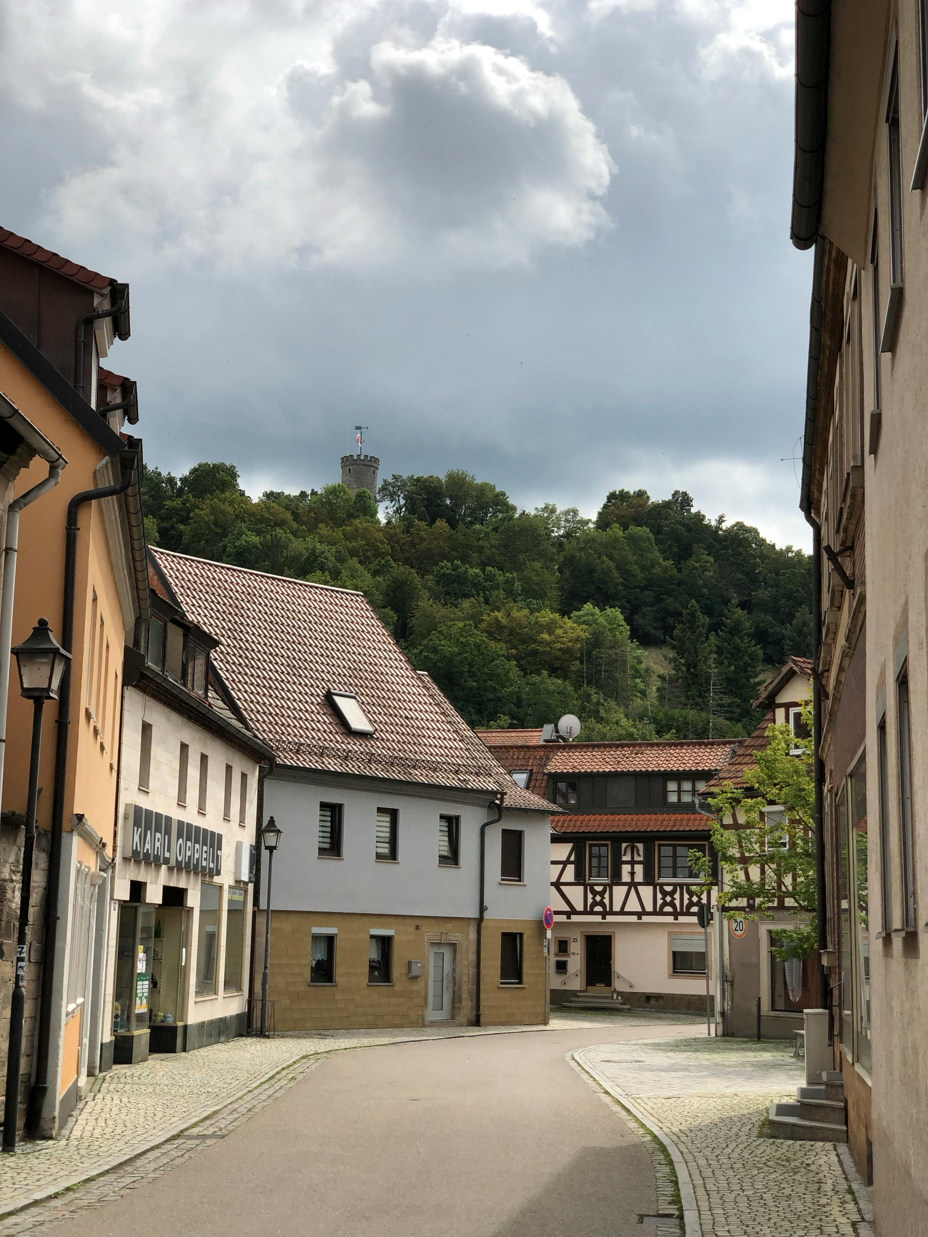 Suburban Houses Along a Gravel Street · Free Stock Photo