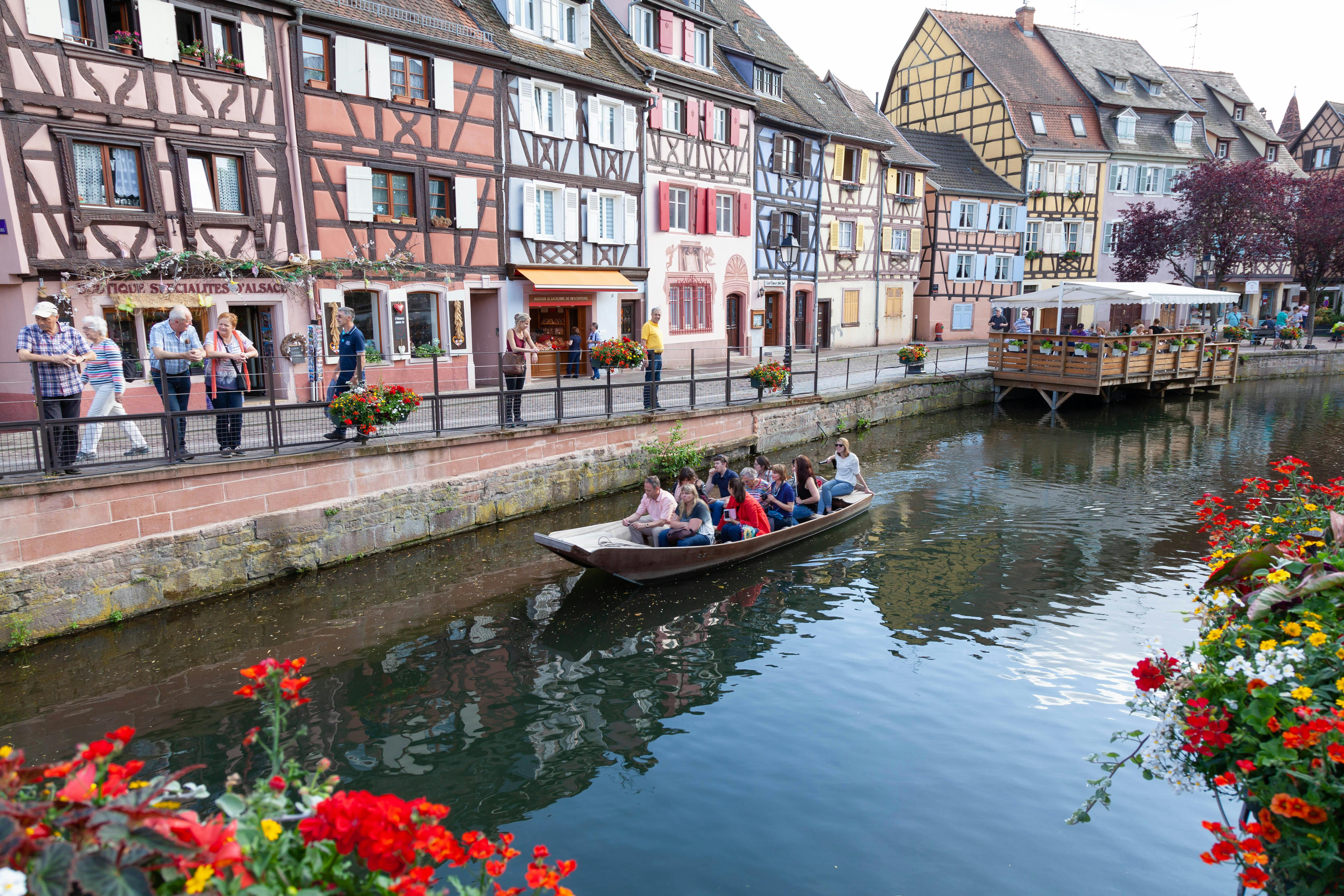 River and Tenements in Colmar Town in France · Free Stock Photo