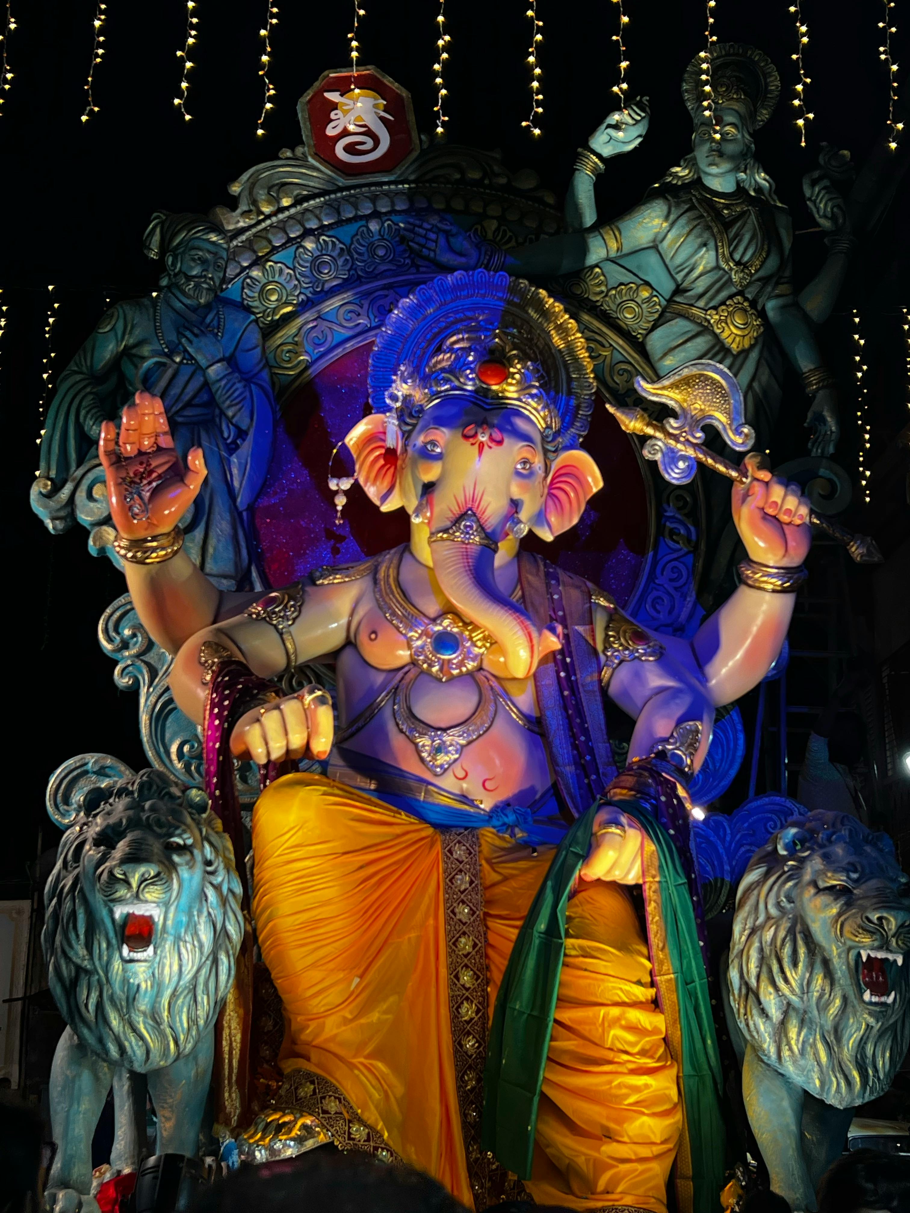 Colorful, Decorated Ganesha Statue · Free Stock Photo