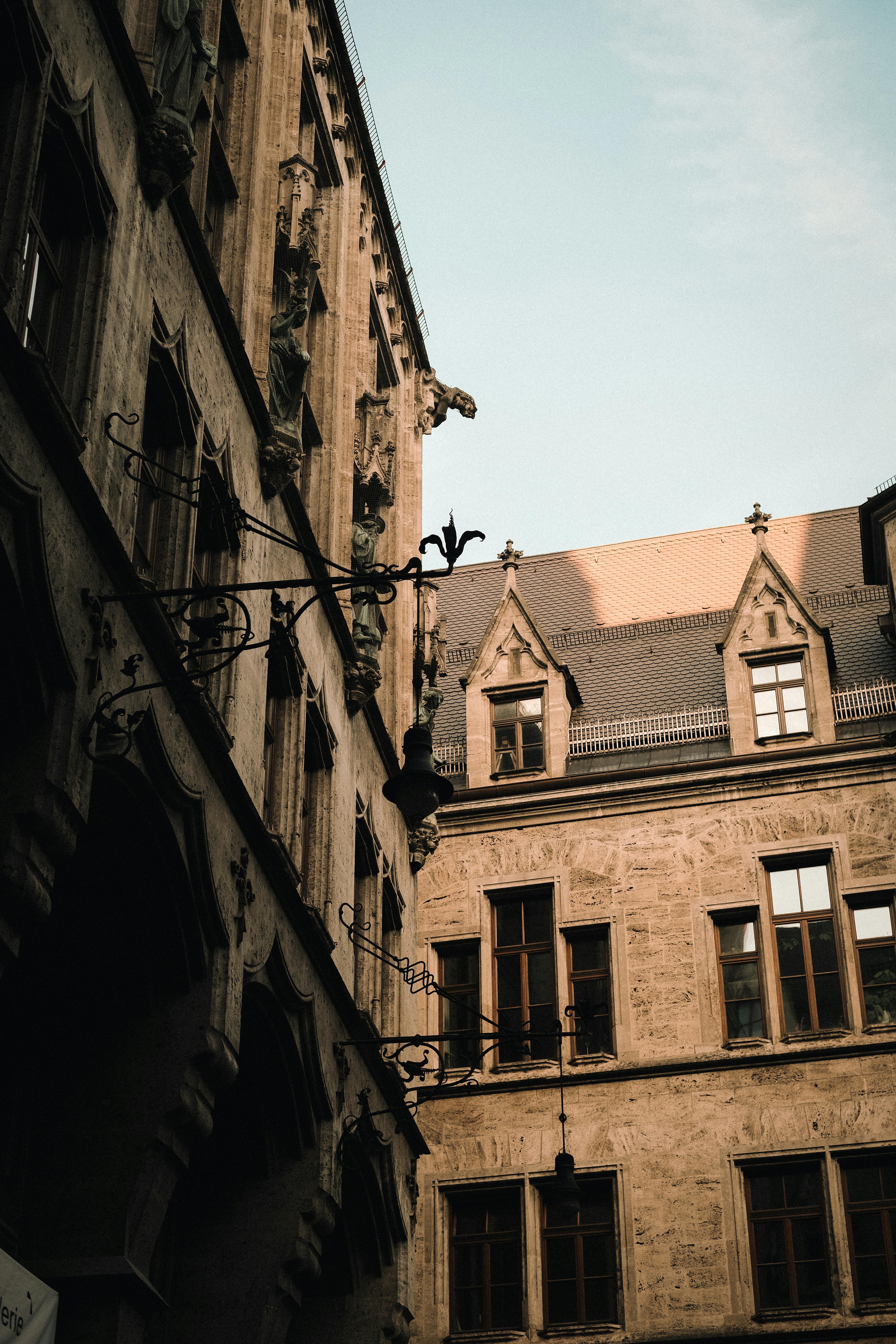 Gothic Buildings Seen From Street · Free Stock Photo