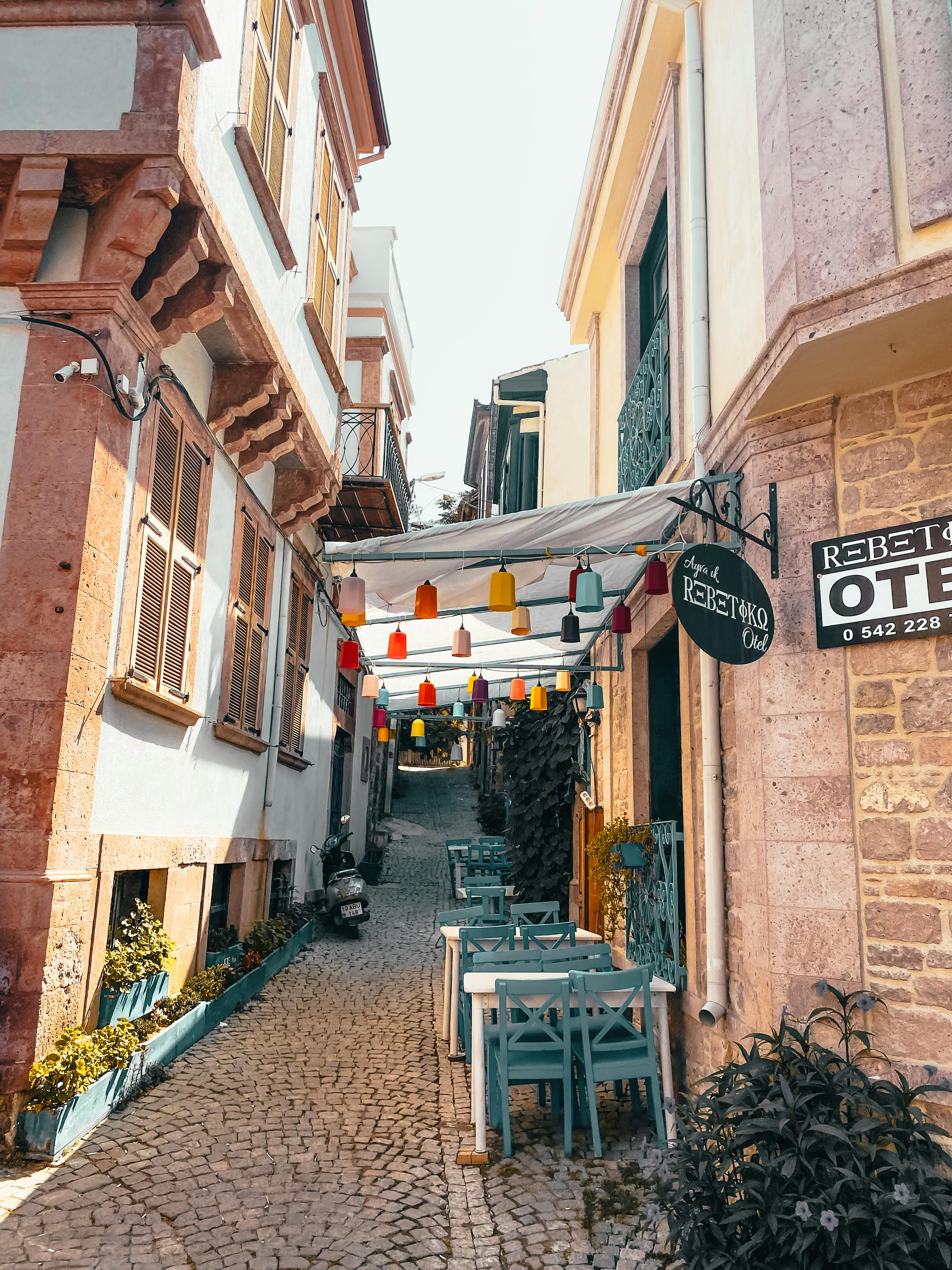 Narrow Street Between Old Buildings · Free Stock Photo