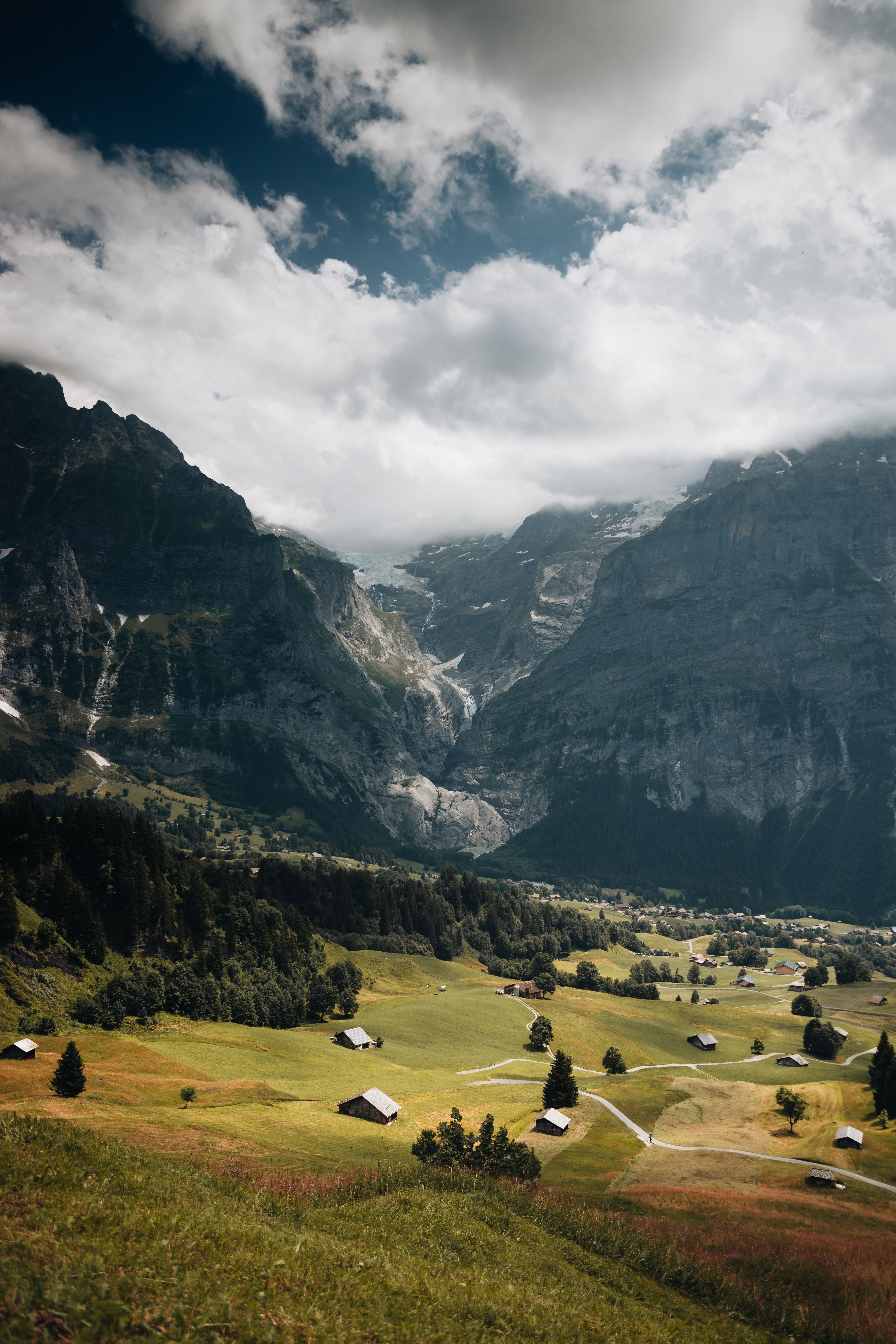Valley Covered with Clouds · Free Stock Photo