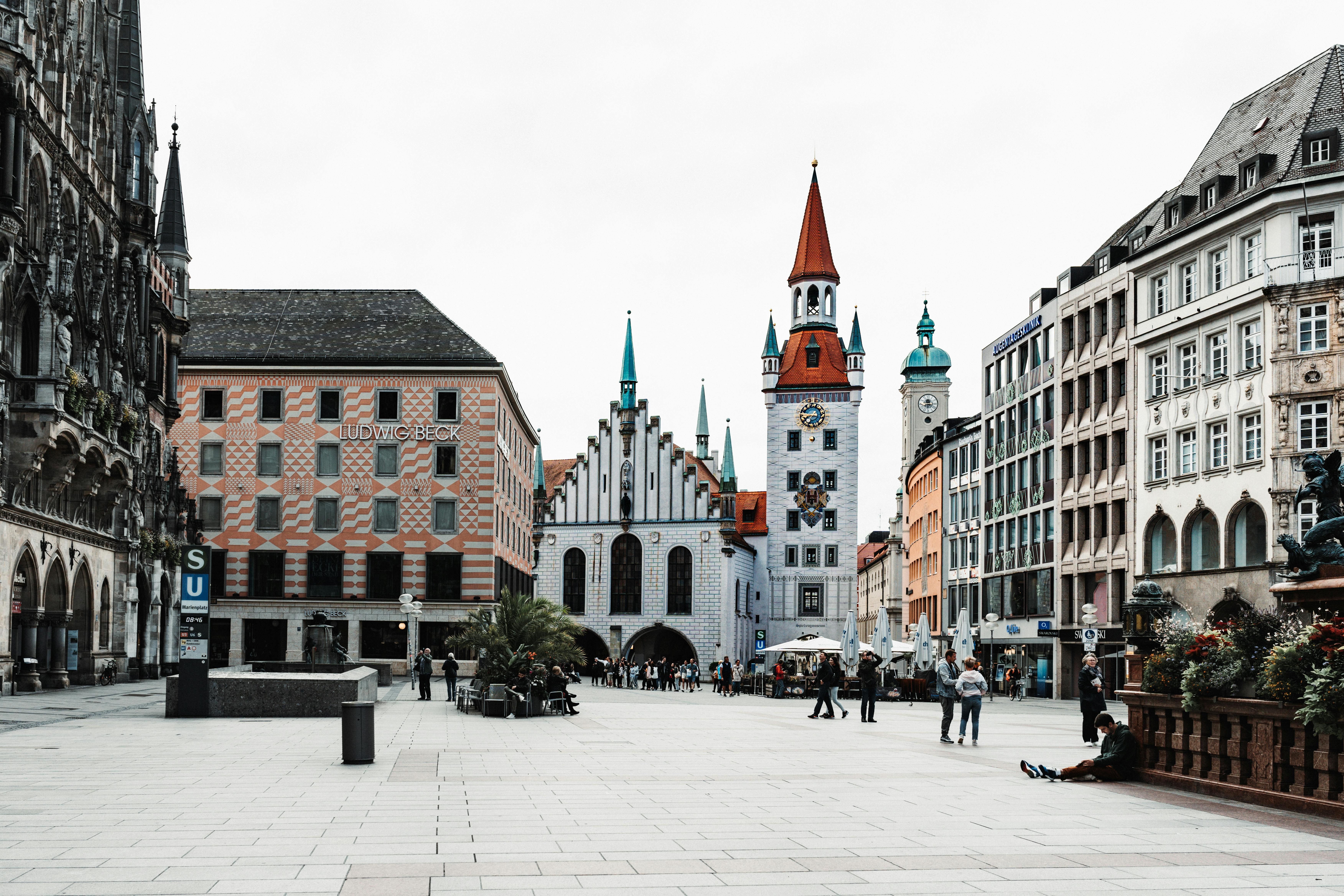 Town Square in Munich, Germany · Free Stock Photo