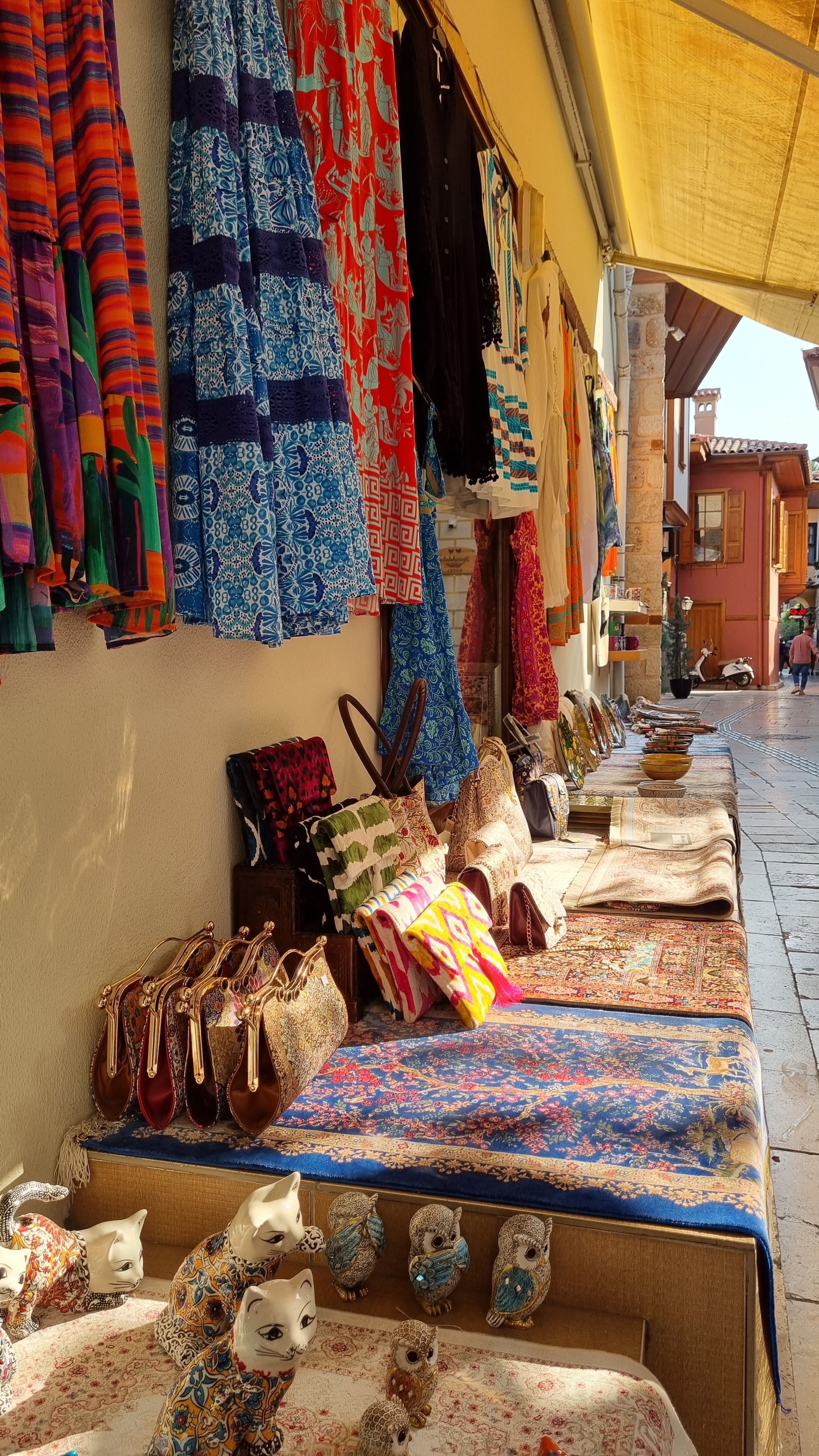 Bazaar with Displayed Things to Sell on a Street · Free Stock Photo