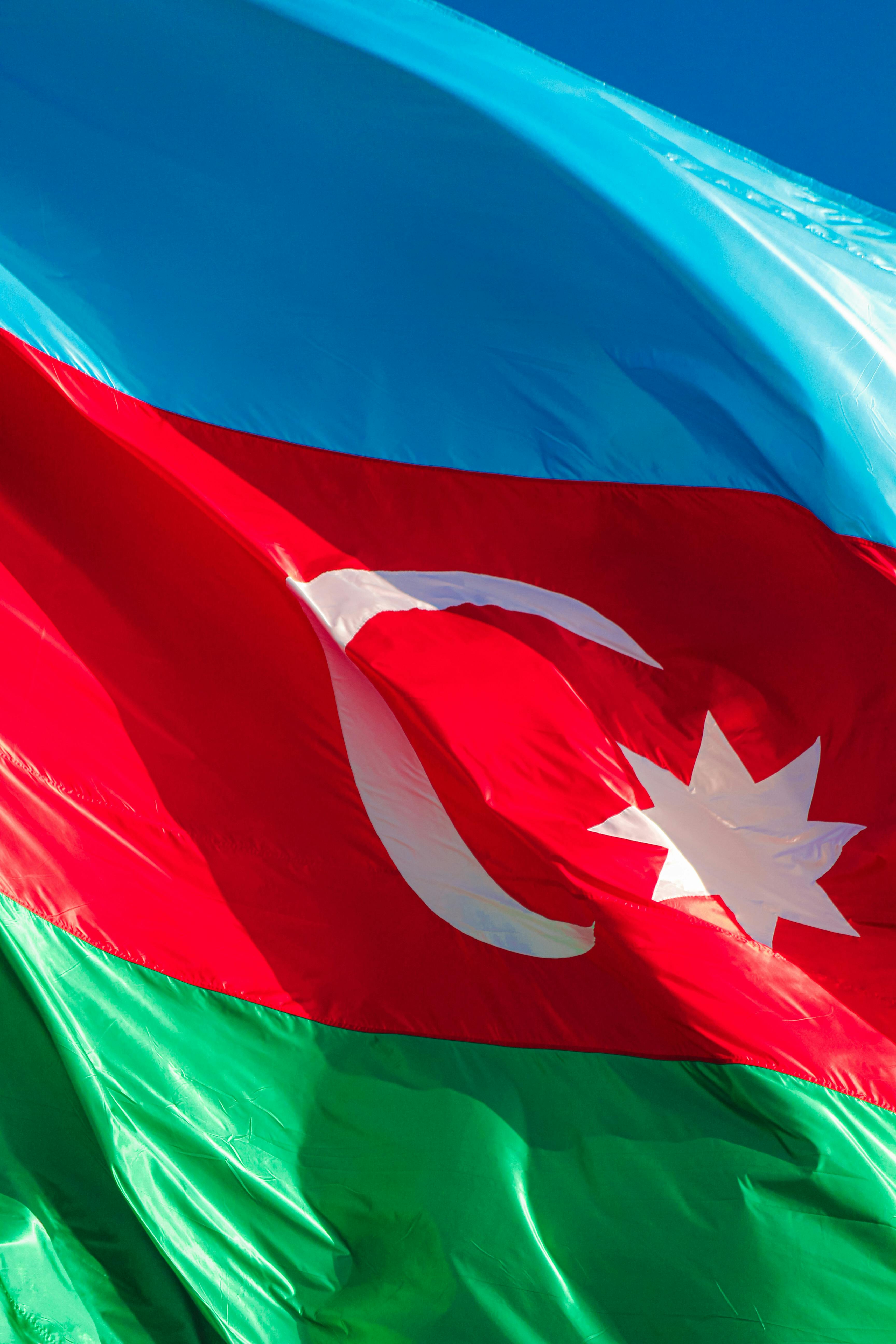 Flag of Azerbaijan · Free Stock Photo