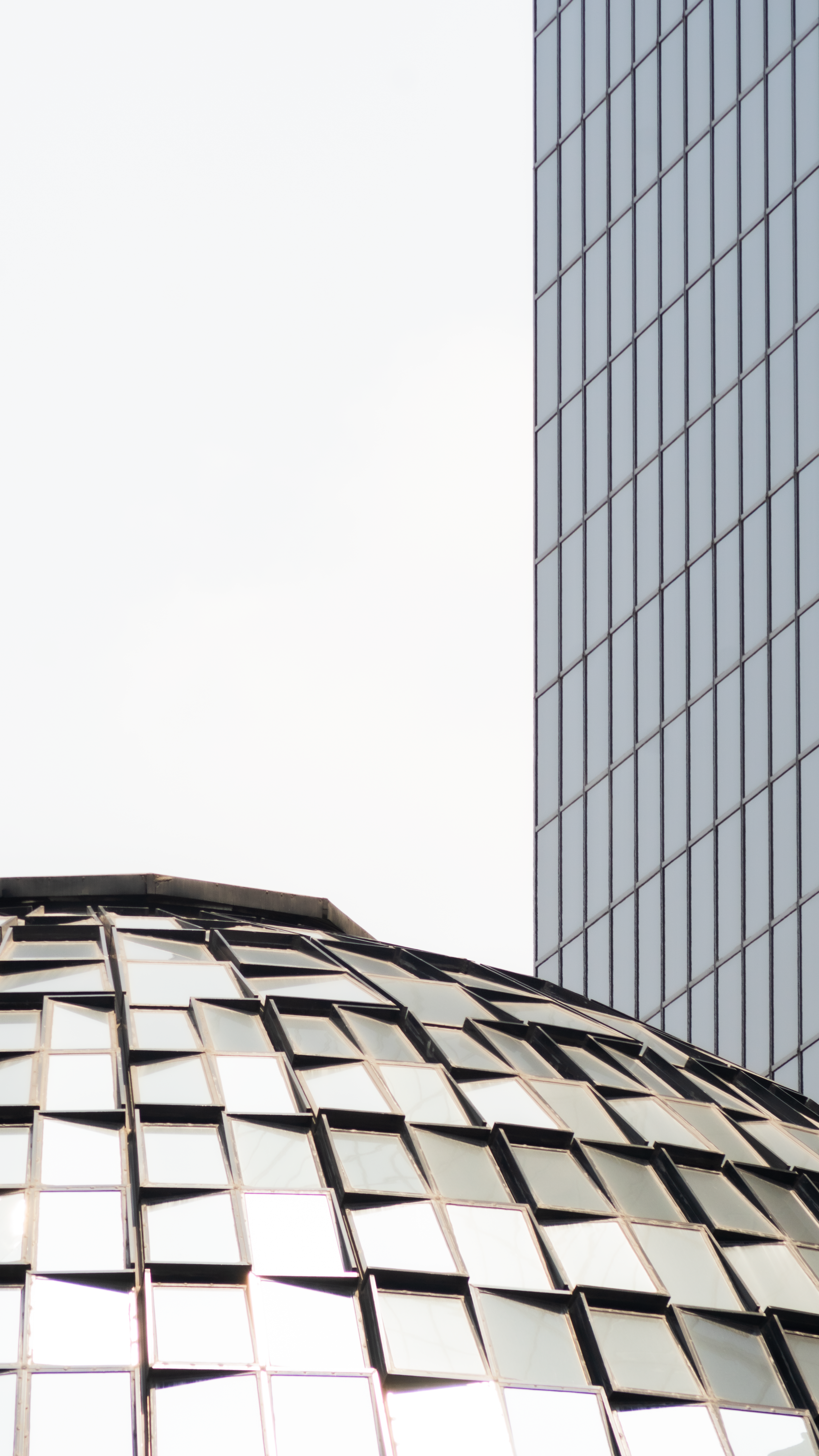 Modern Buildings Wall and Roof in City · Free Stock Photo
