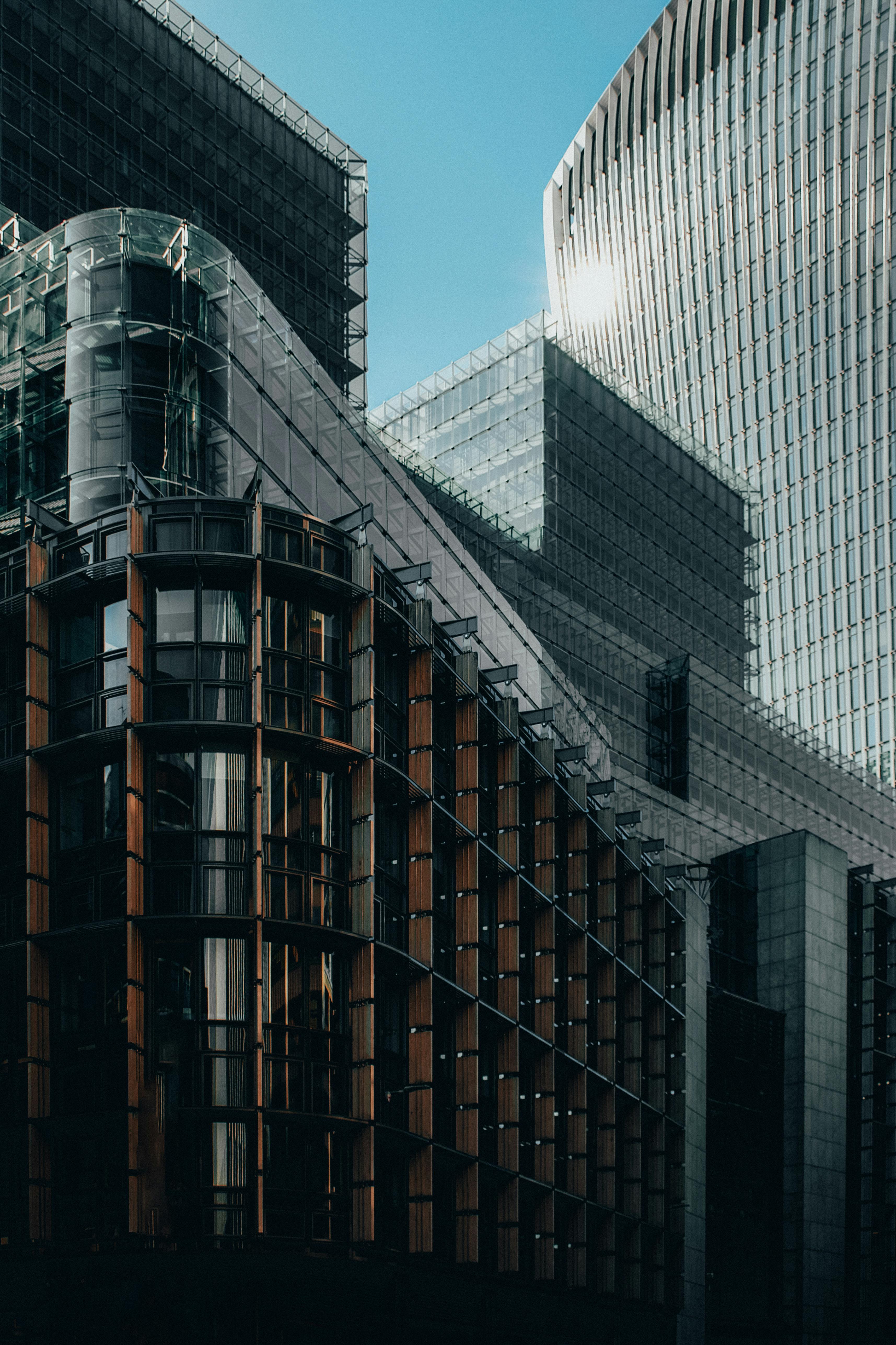 Walls of Modern Buildings · Free Stock Photo