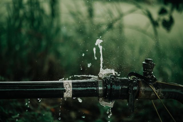How do water pipes run in a house from entrance to faucets?