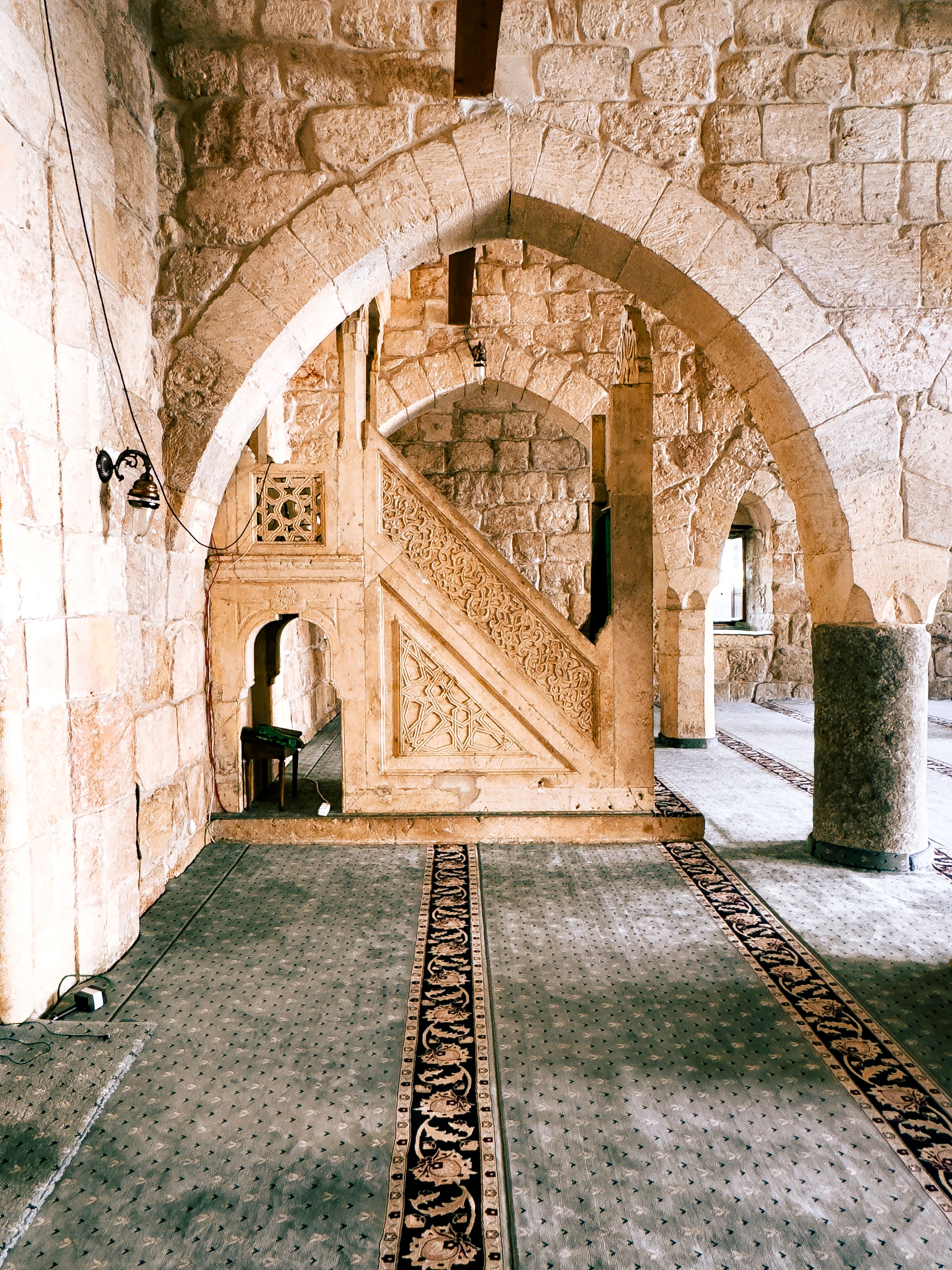 Ancient Rocky Walls in Mosque · Free Stock Photo