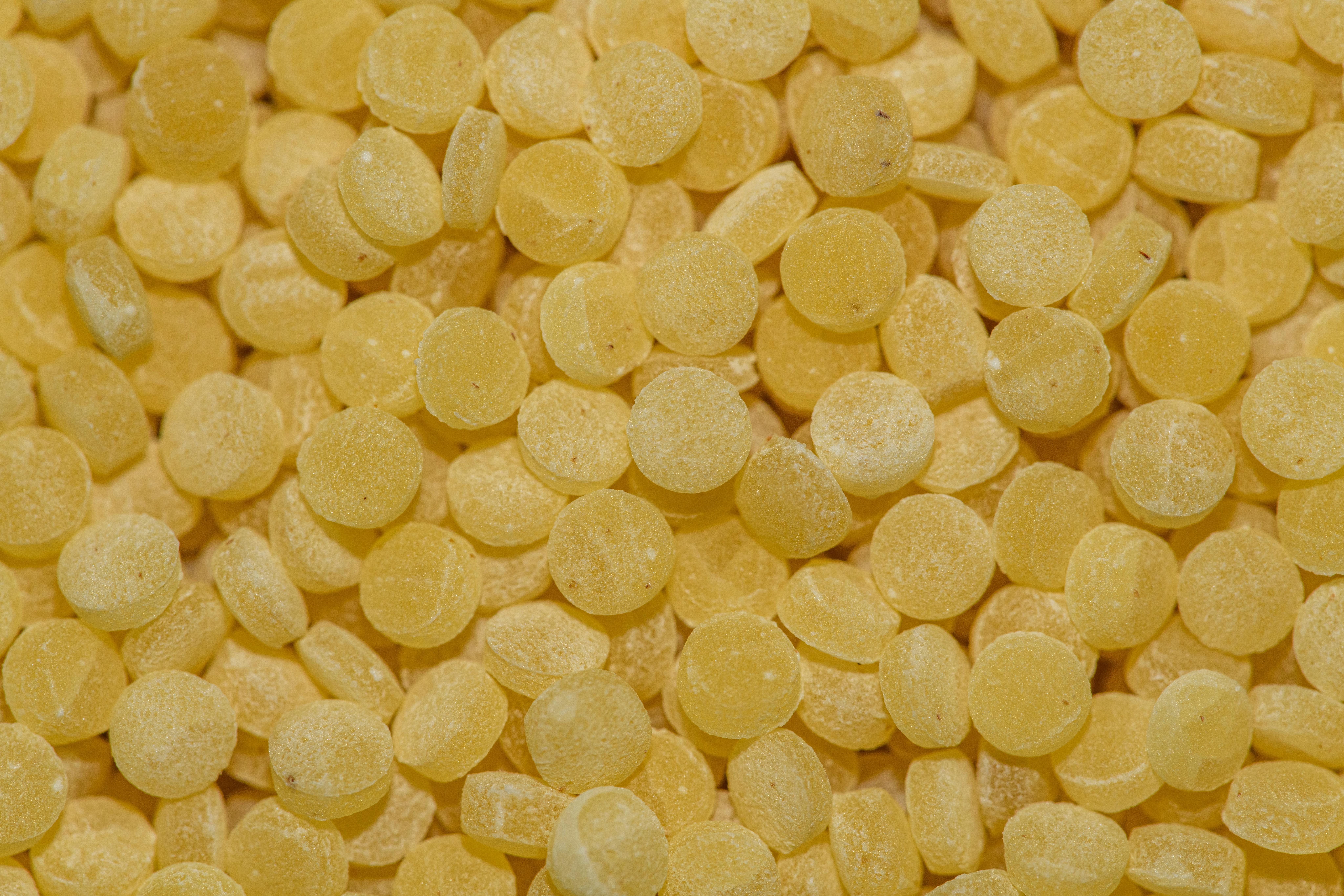 Abundance of Yellow Candies · Free Stock Photo