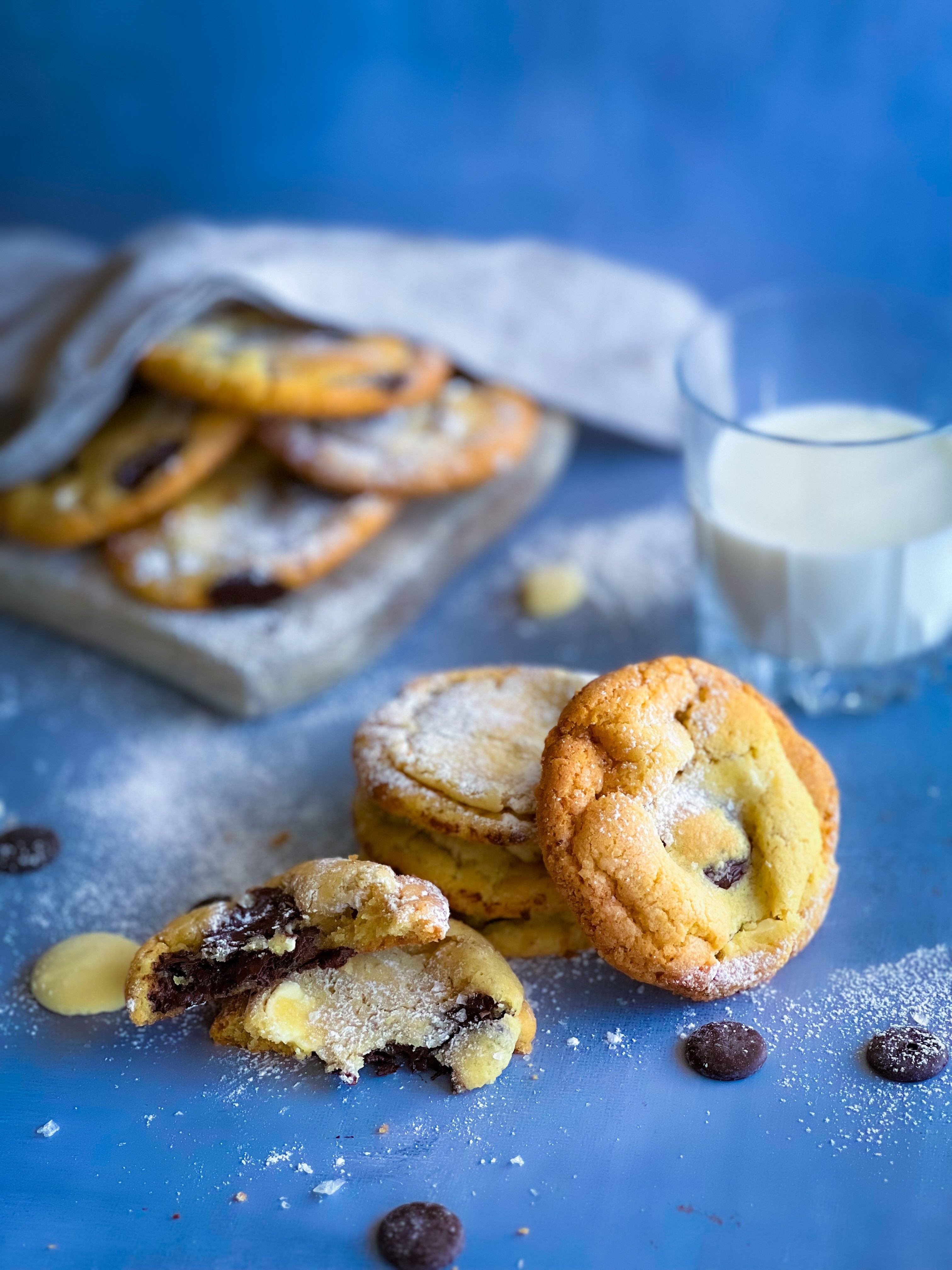 Chocolate Cookies and Milk · Free Stock Photo
