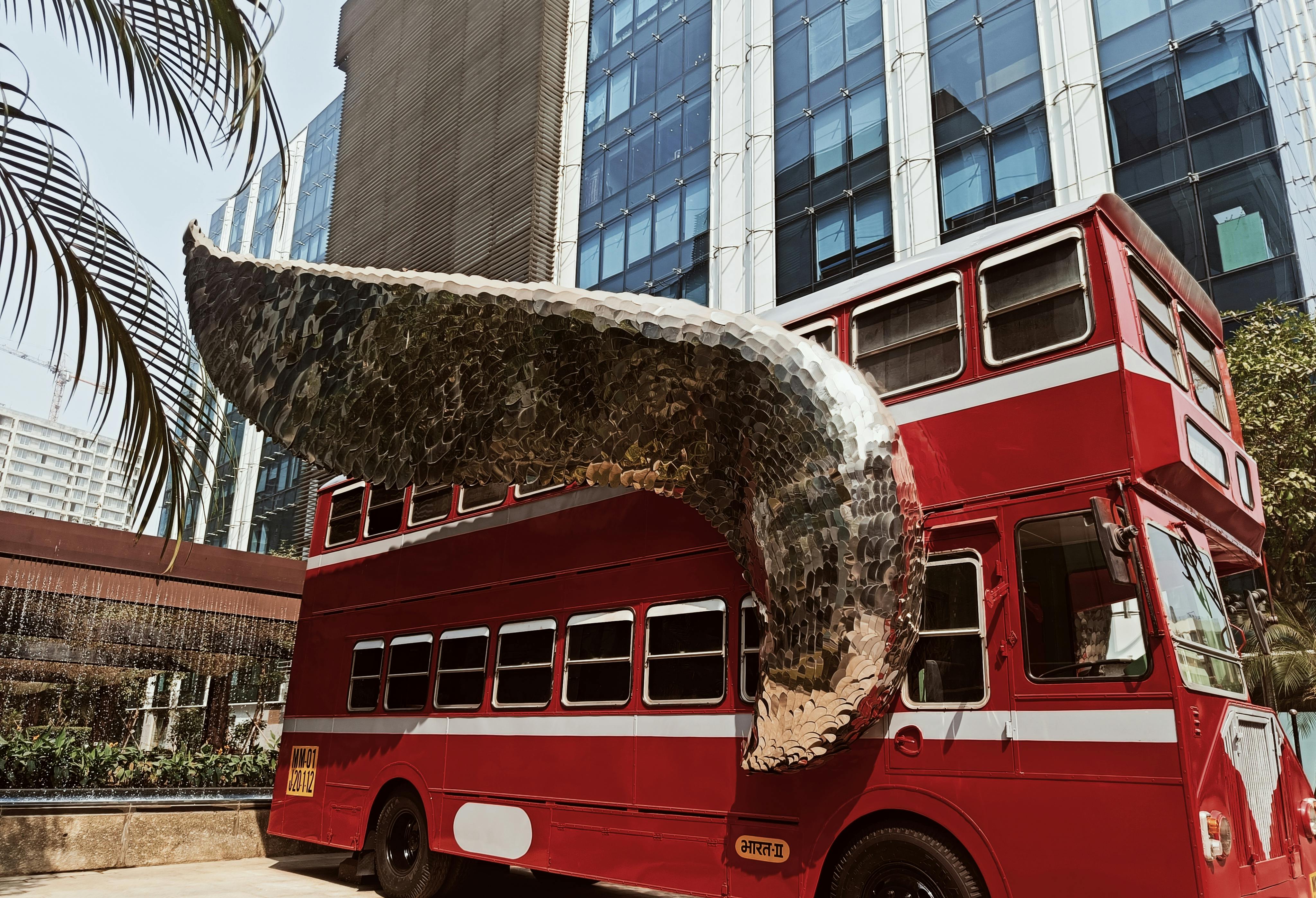 Flying Bus (Vintage) · Free Stock Photo