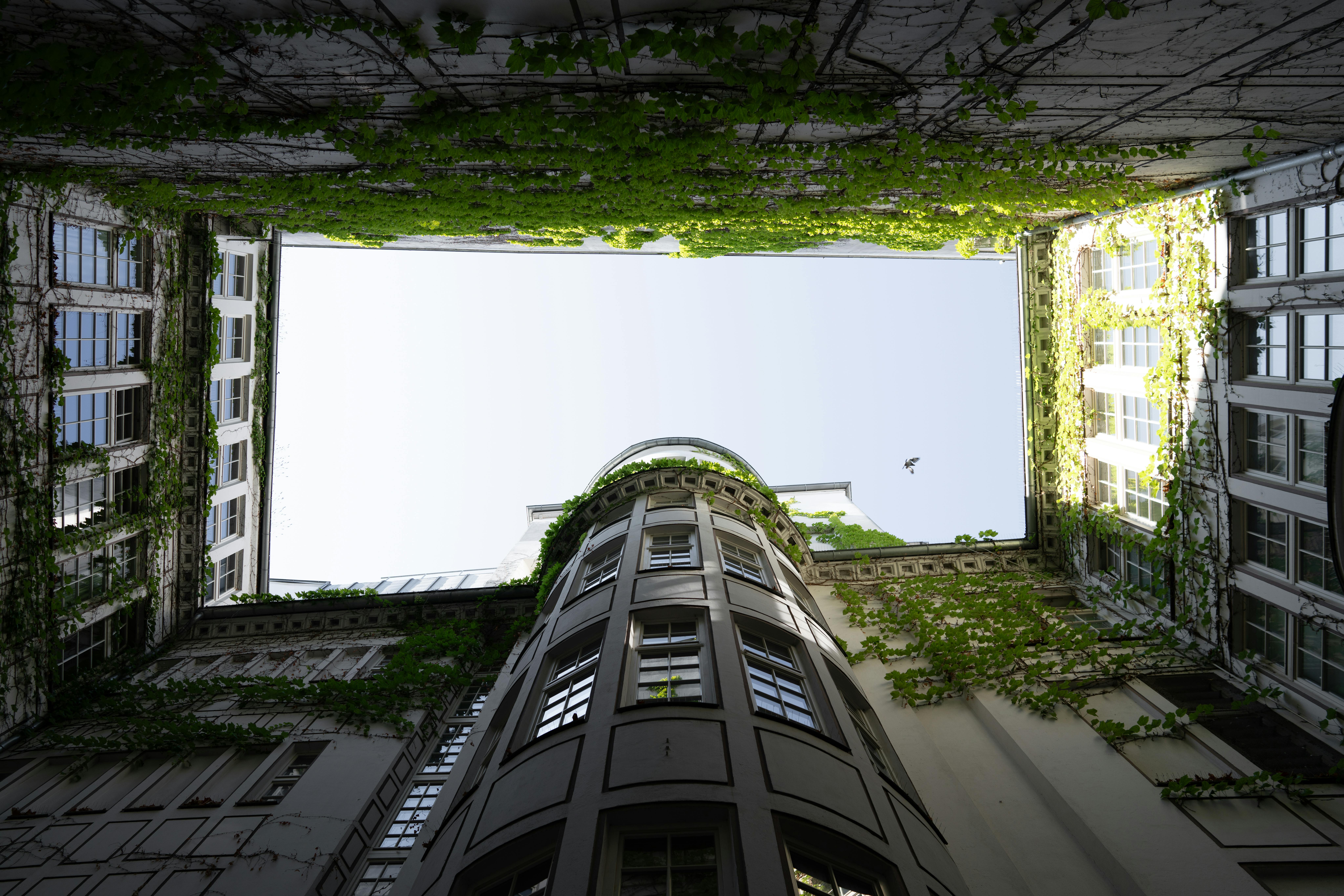 Rectangular Building with Open Courtyard · Free Stock Photo