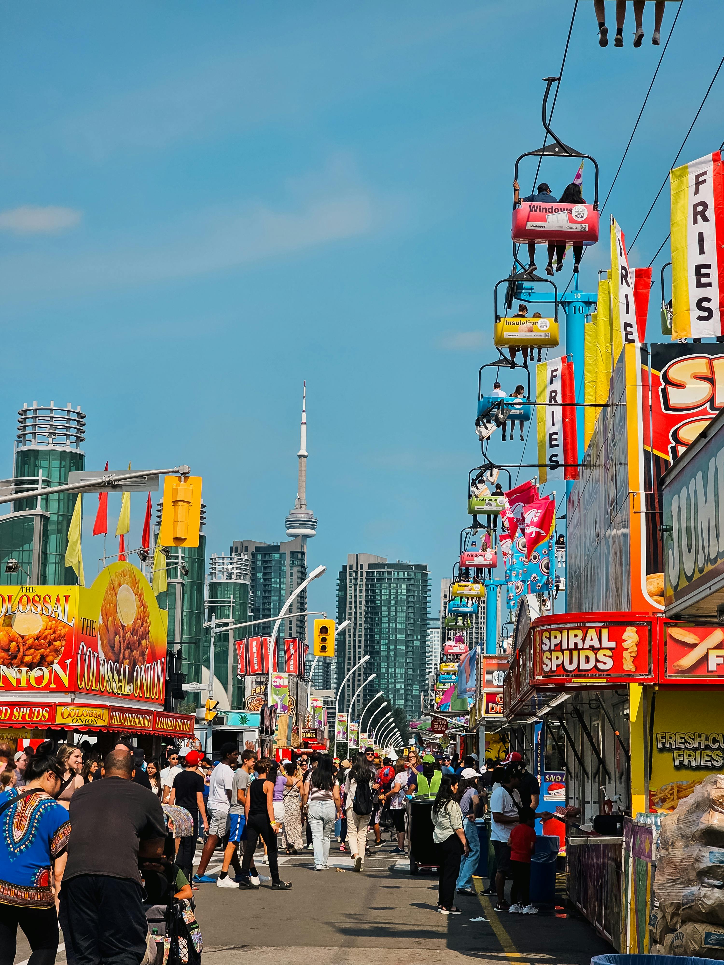 People Gathered in Front of Toronto Freestanding Signage · Free Stock Photo