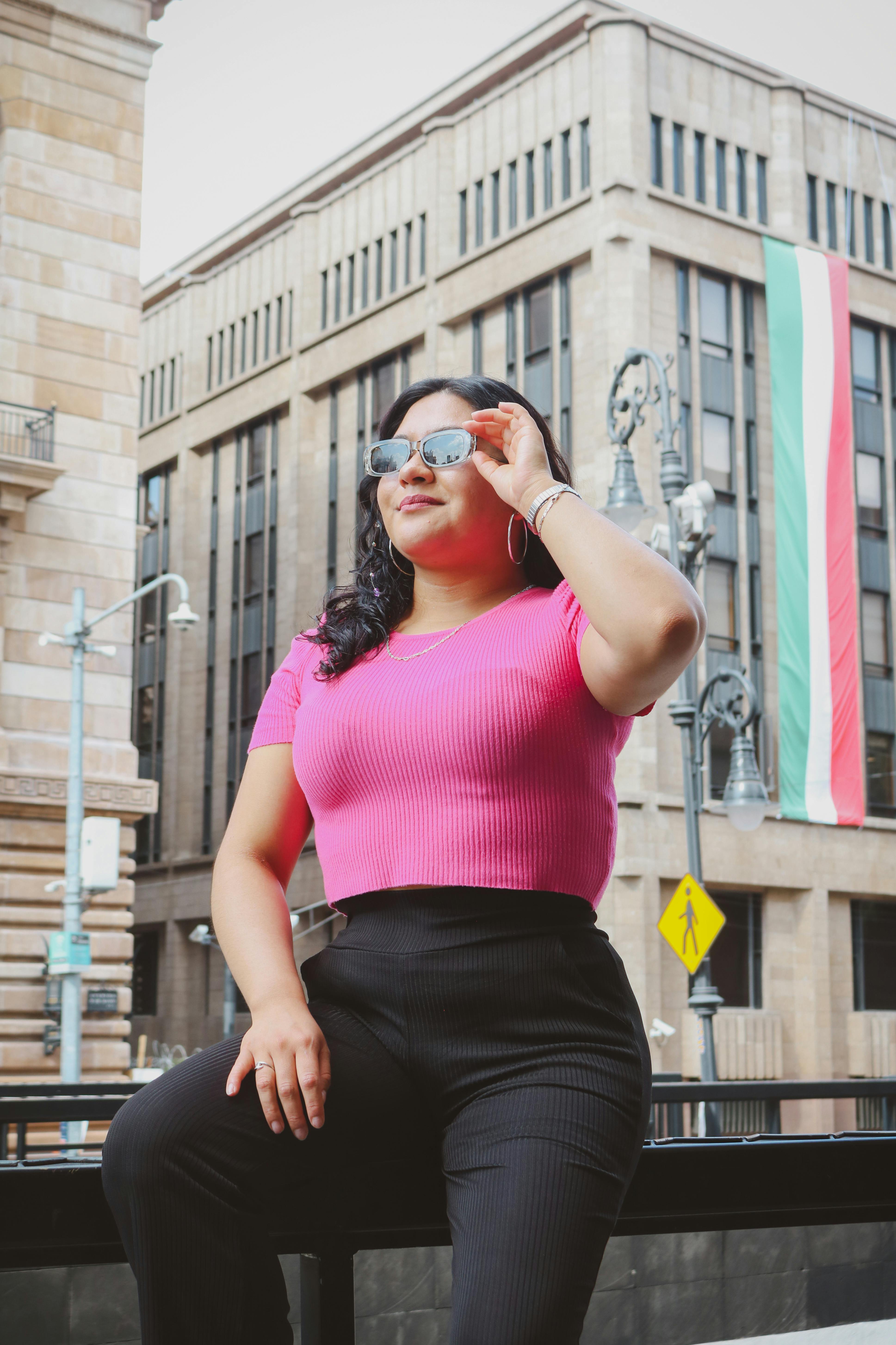 Woman Posing on Bridge · Free Stock Photo