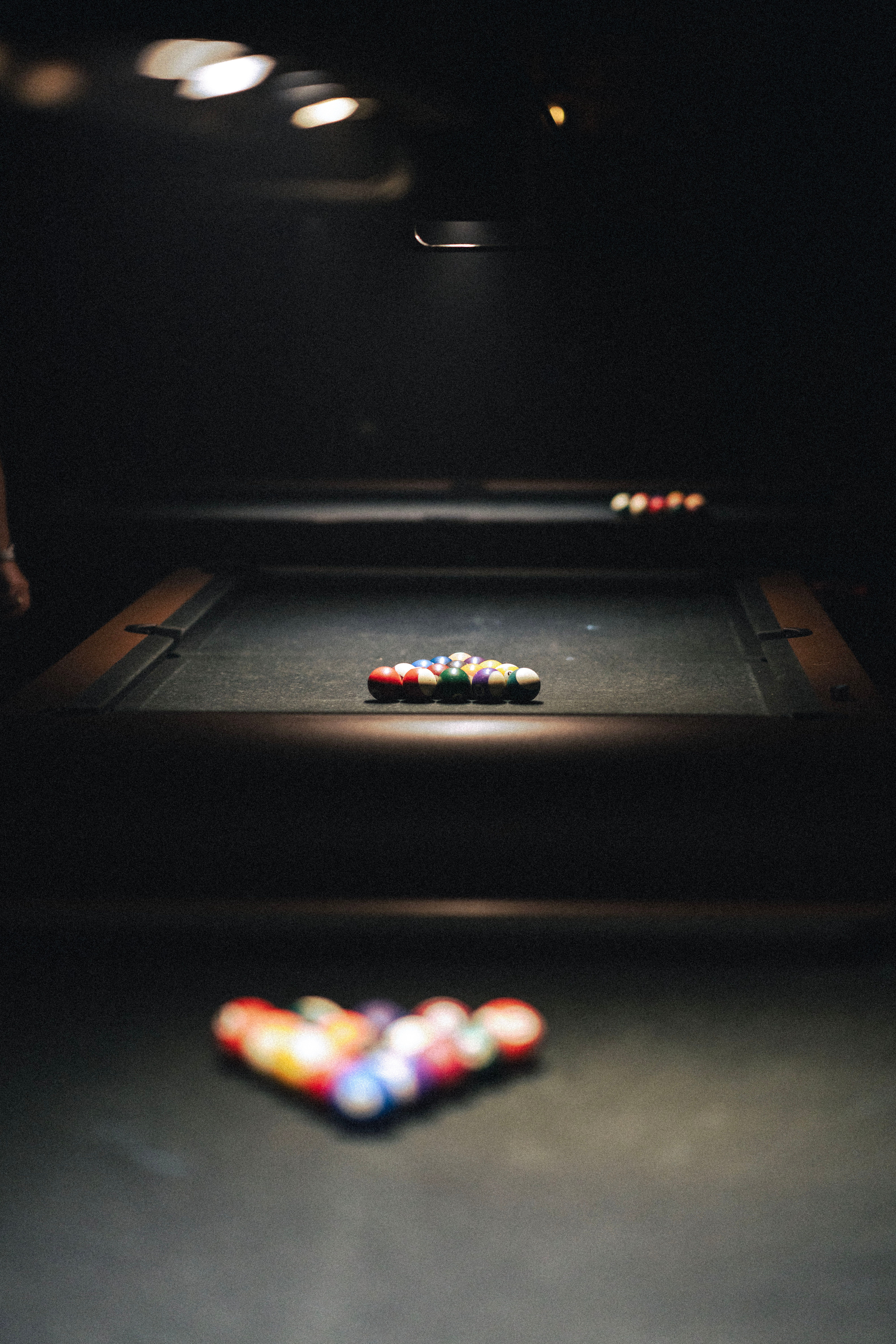 Pool Table and Mirror · Free Stock Photo