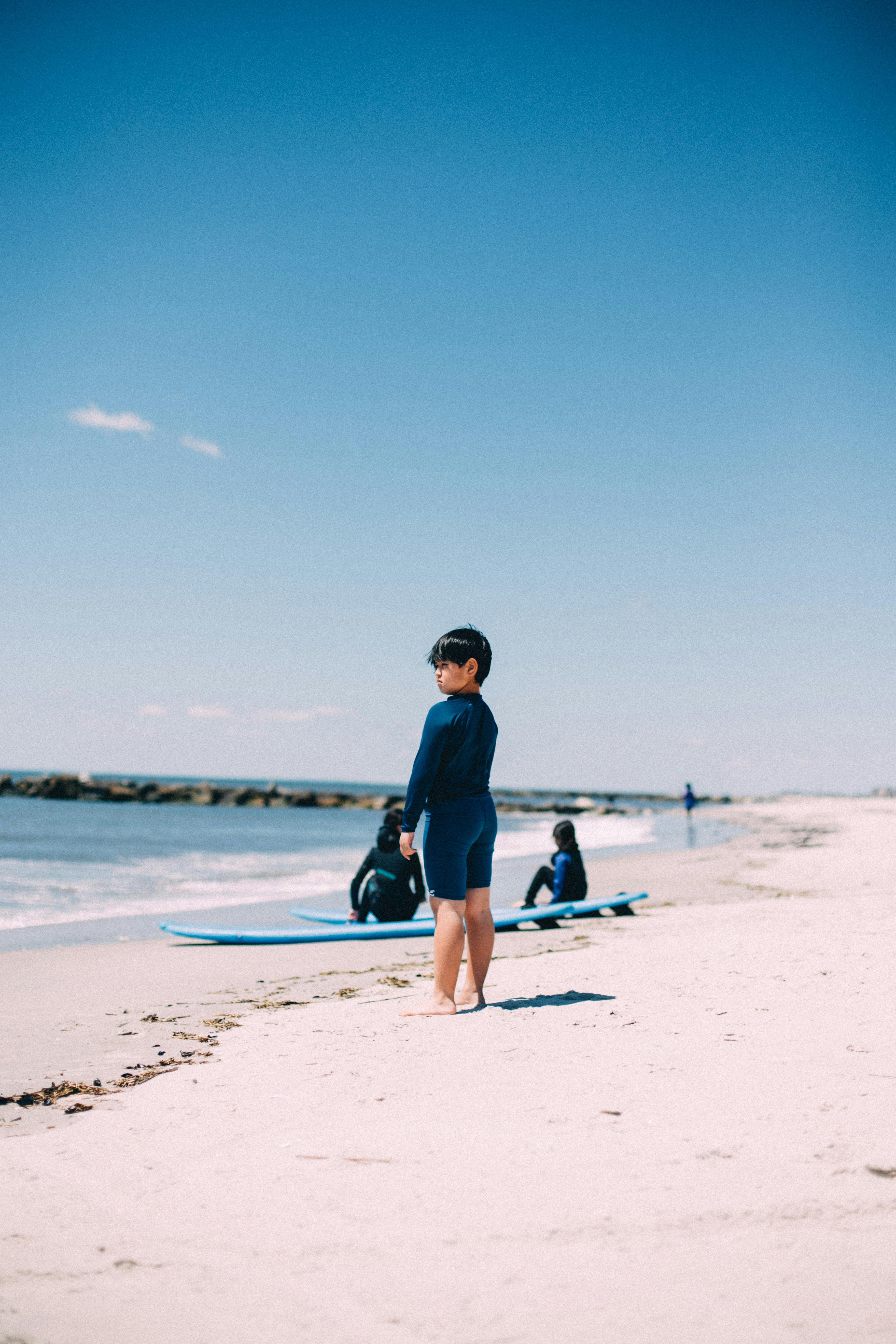 Boy on Beach · Free Stock Photo