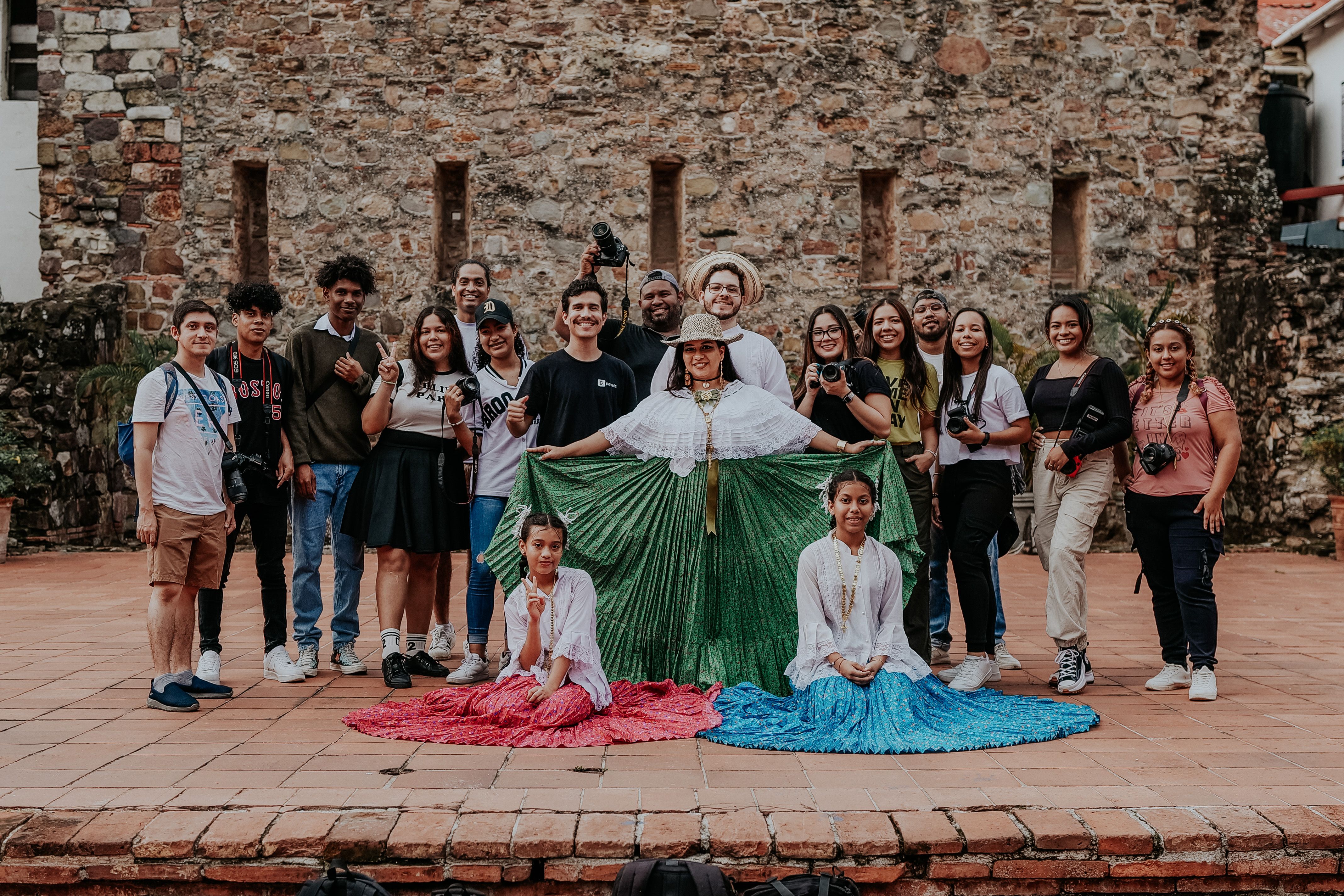 Photographers with Folklore Dancers · Free Stock Photo