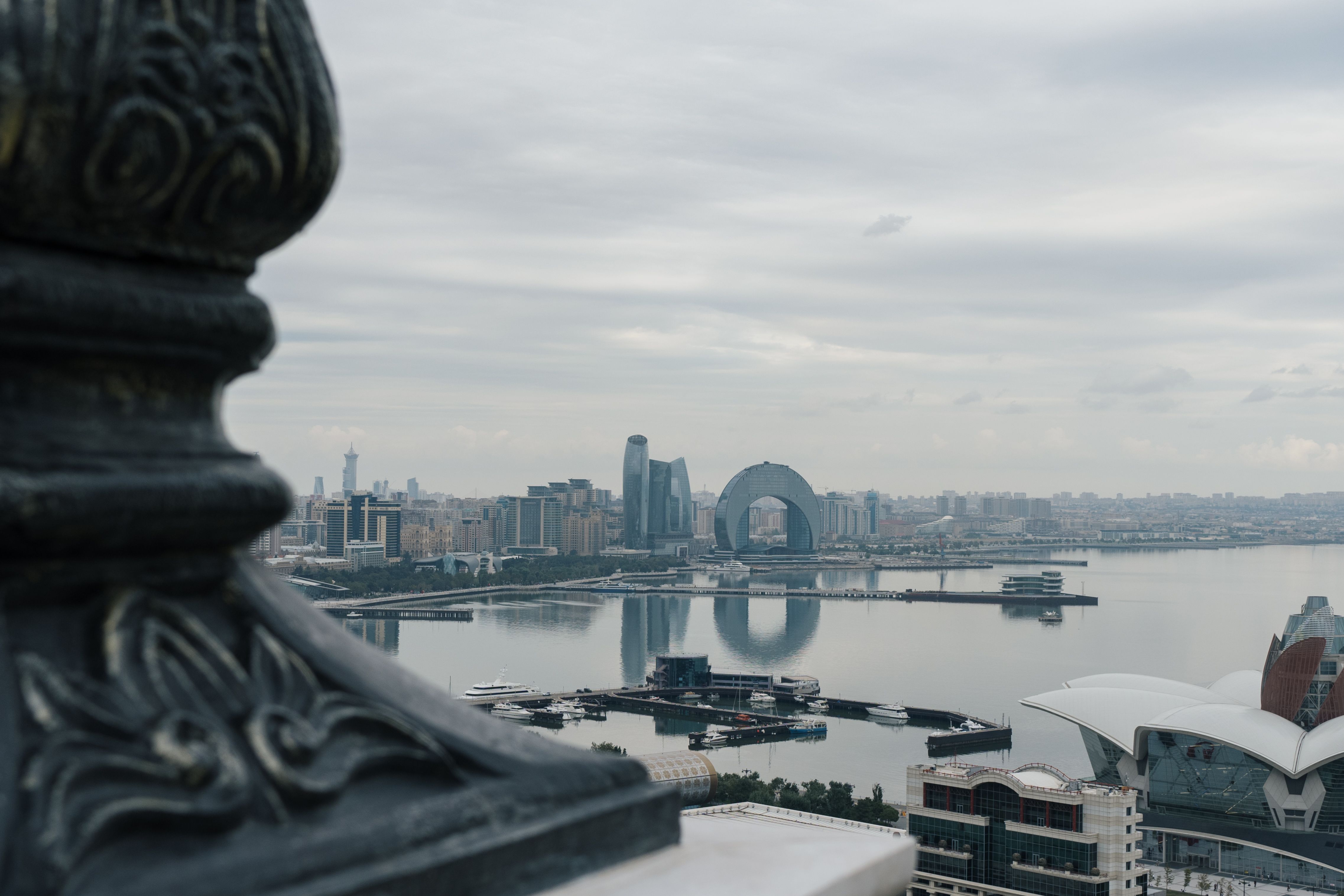 Cityscape of Baku on Caspian Sea Shore · Free Stock Photo