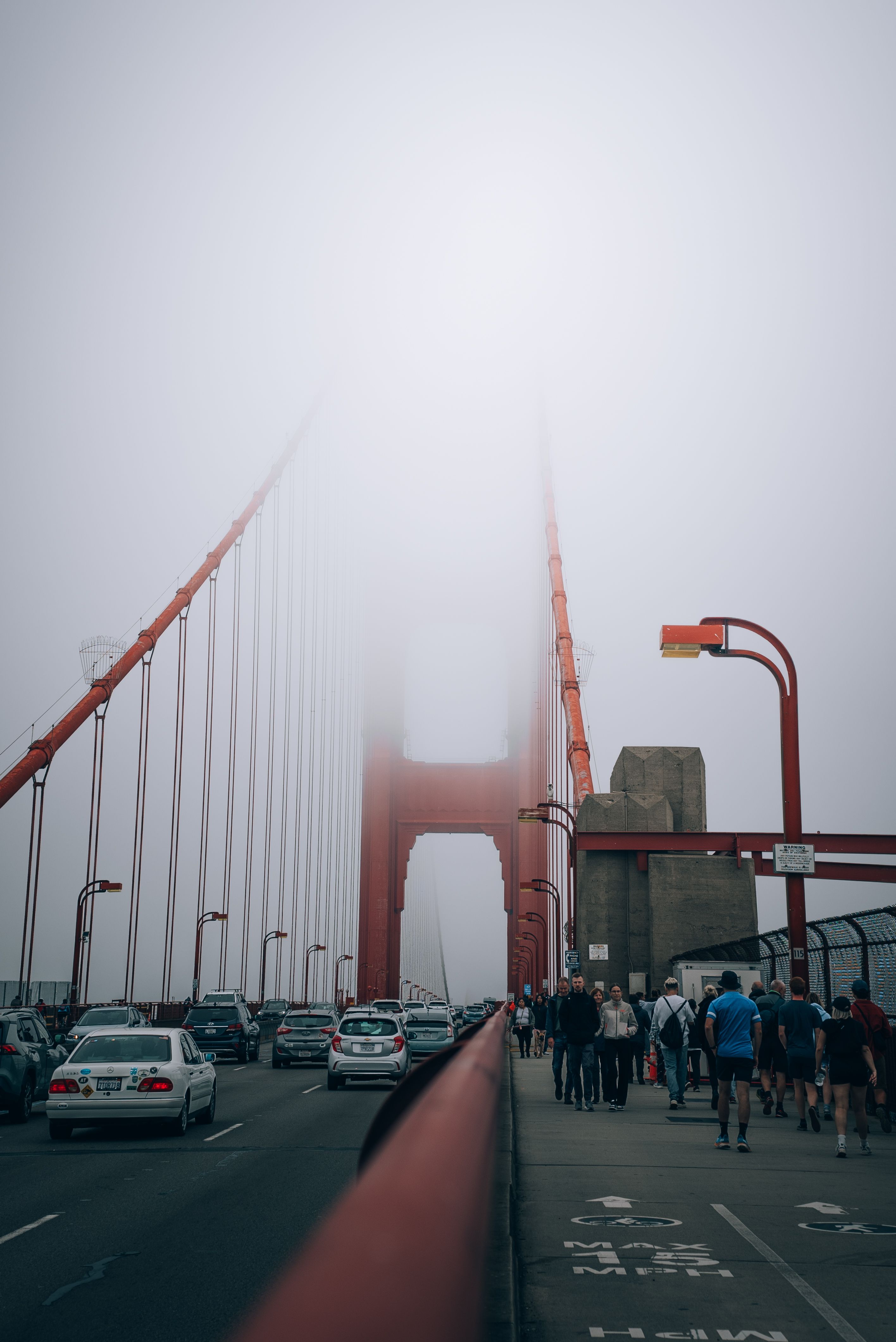 Golden Gate Bridge in San Francisco in the Fog · Free Stock Photo
