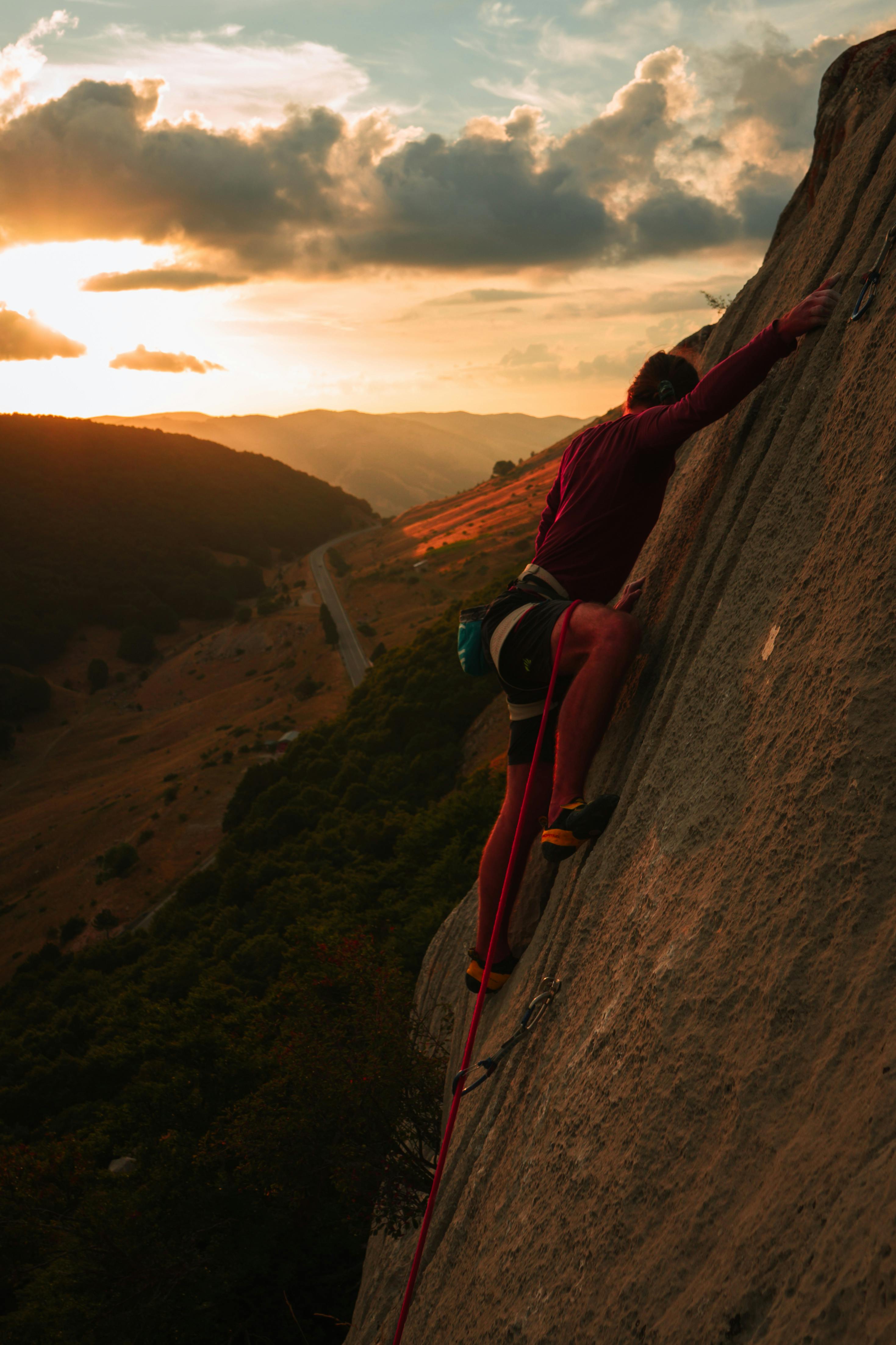 Person Rock Climbing · Free Stock Photo