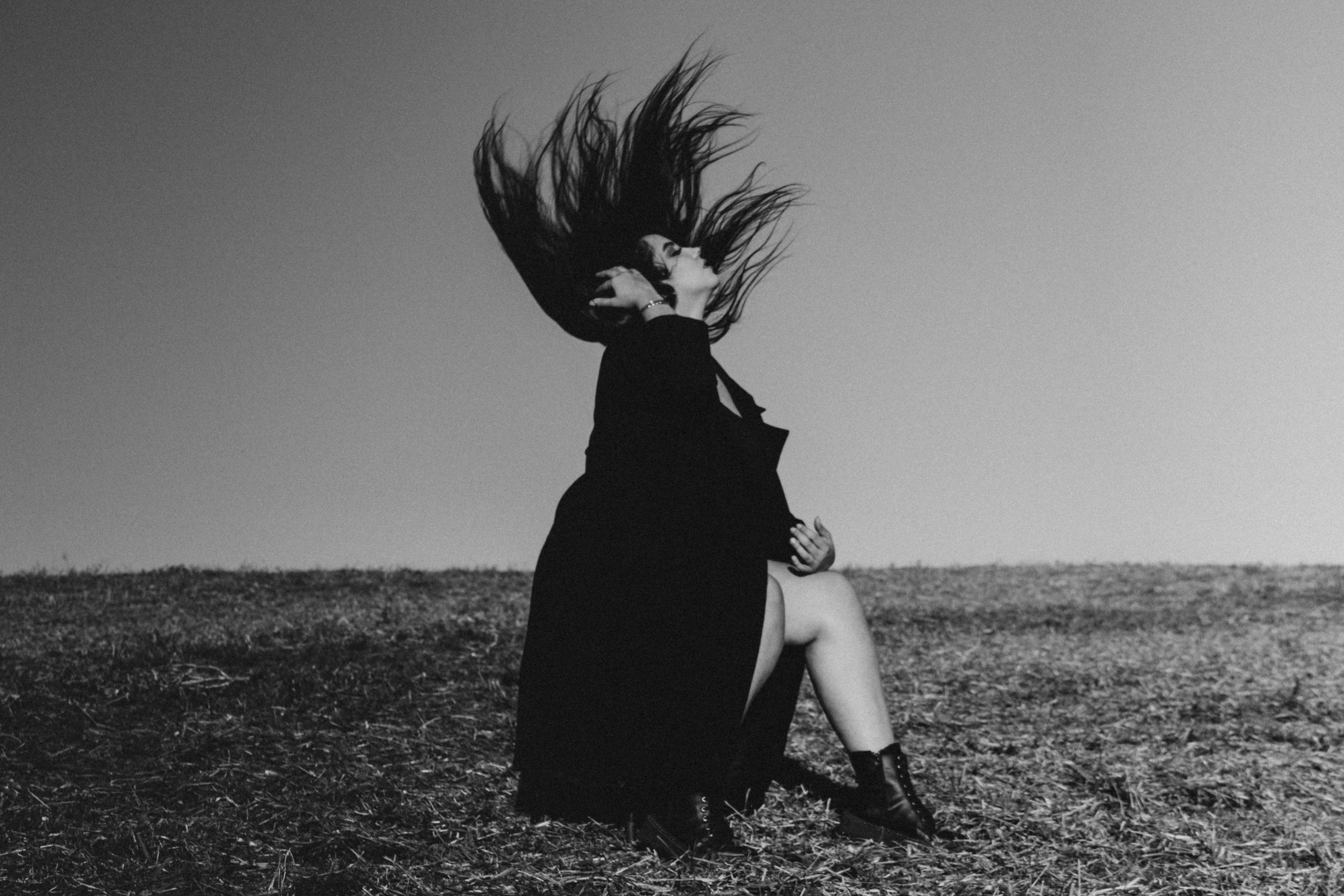 Moving Hair of a Woman · Free Stock Photo