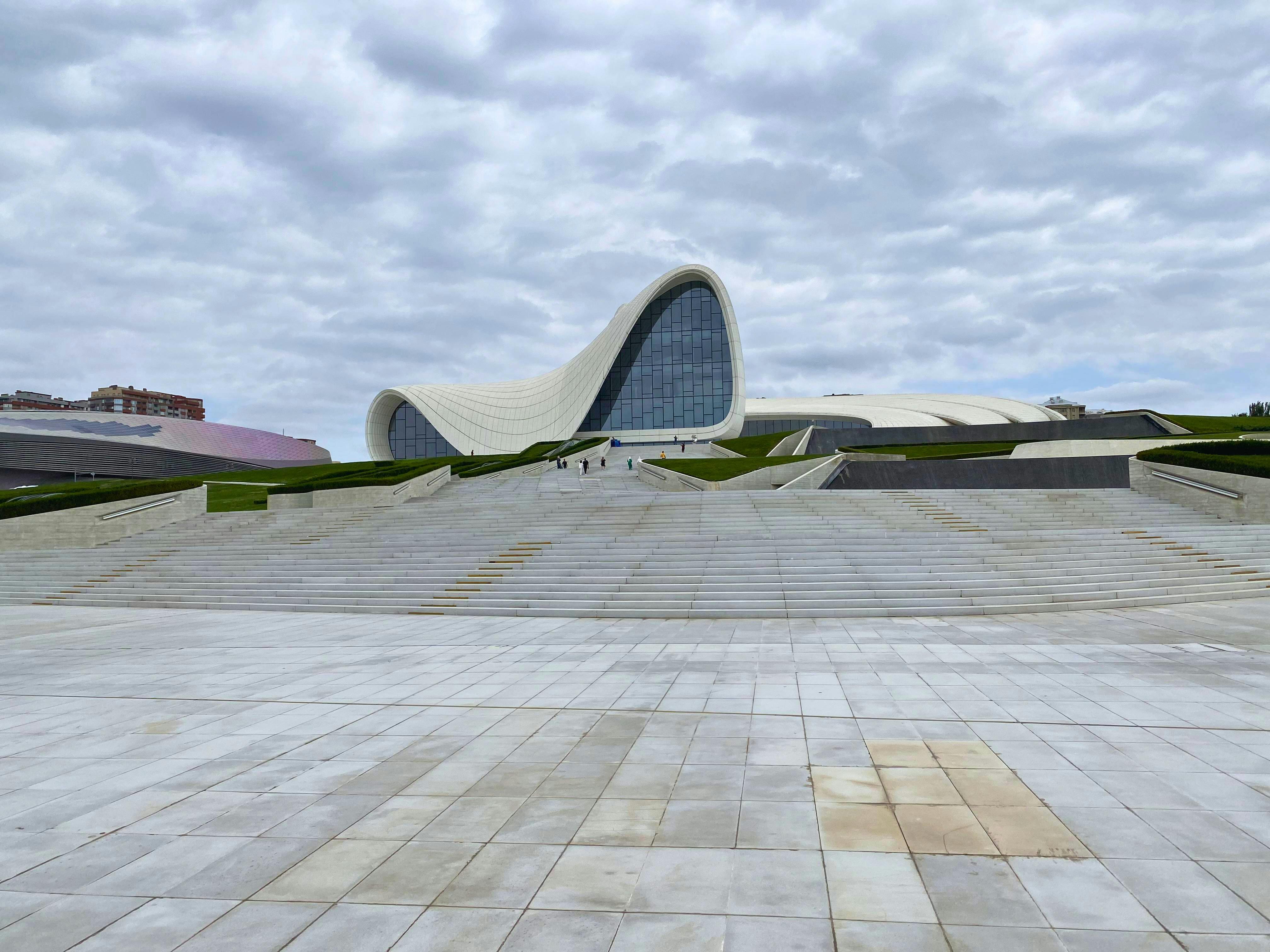 Heydar Aliyev Centre Square in Baku · Free Stock Photo