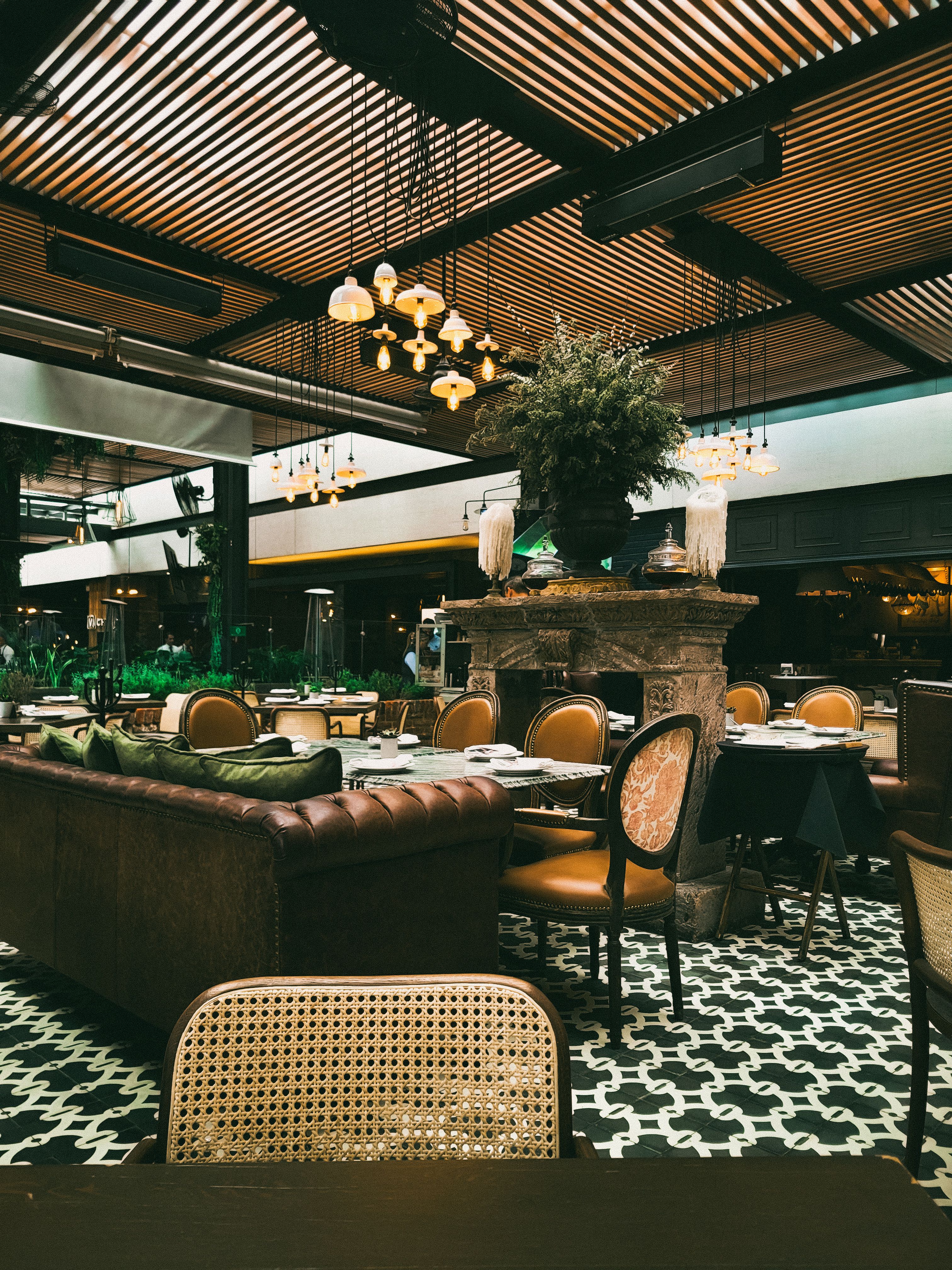 Fancy Restaurant Booths