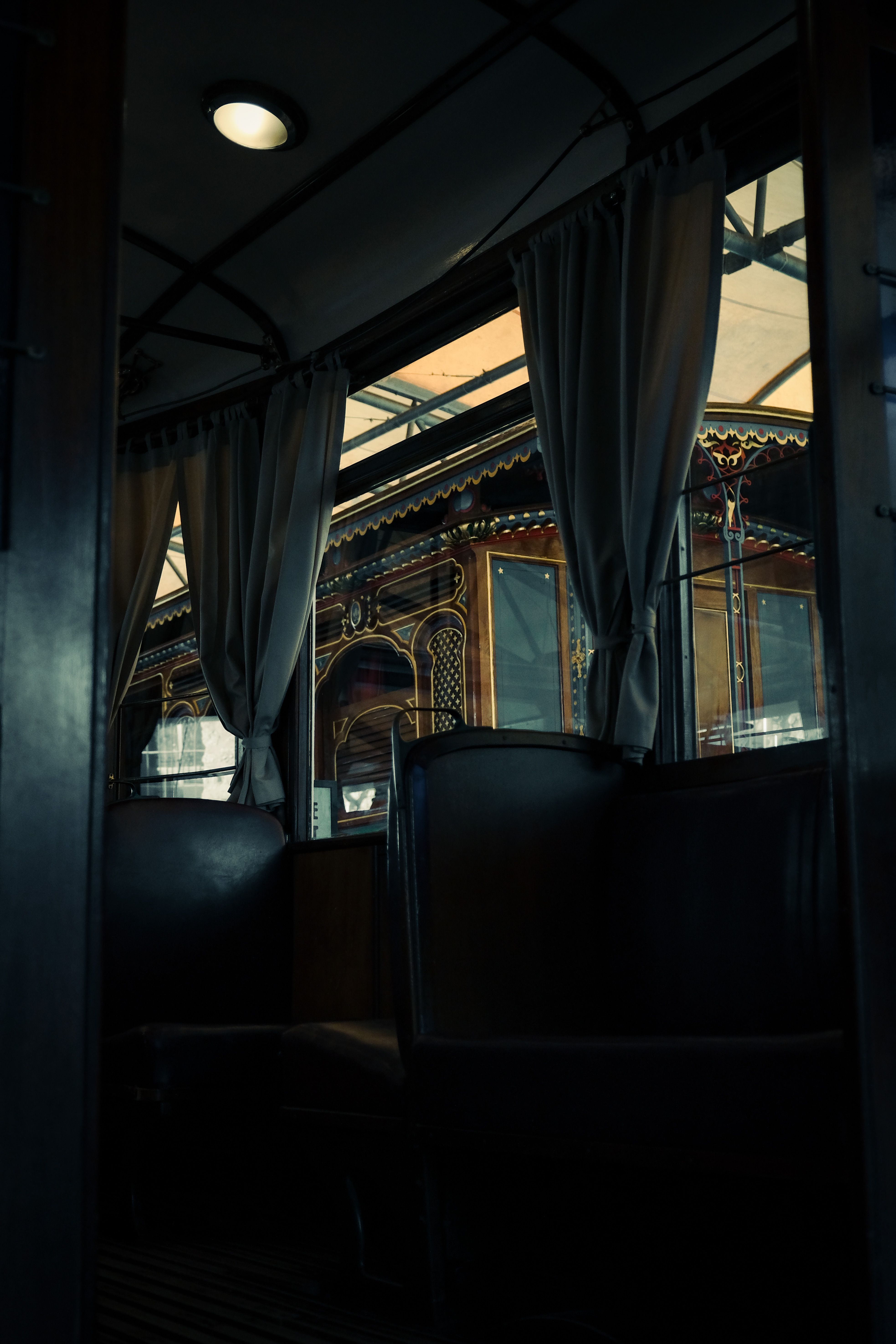Entrance of a Train Car in Dark · Free Stock Photo