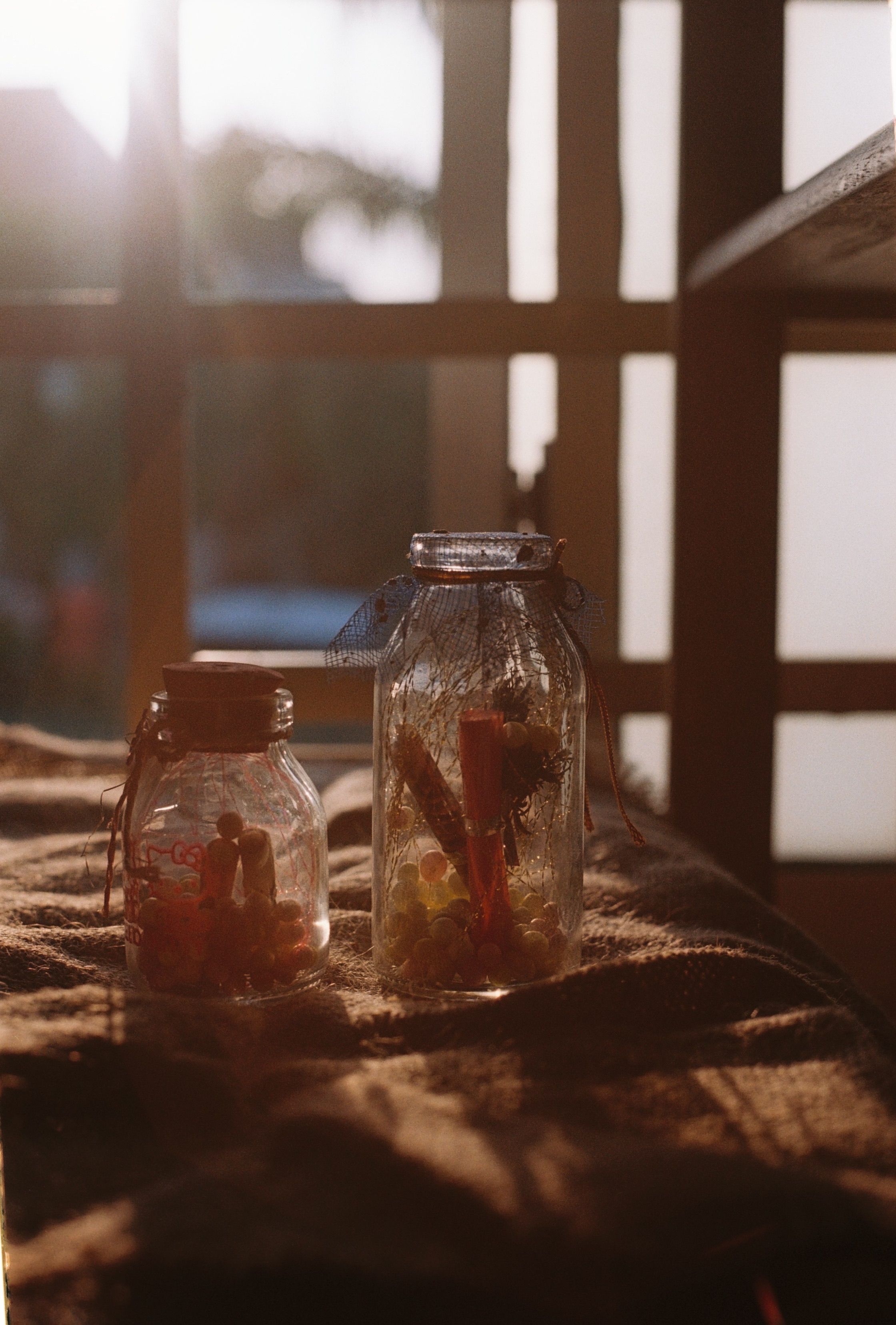 Close-up of Two Jars · Free Stock Photo