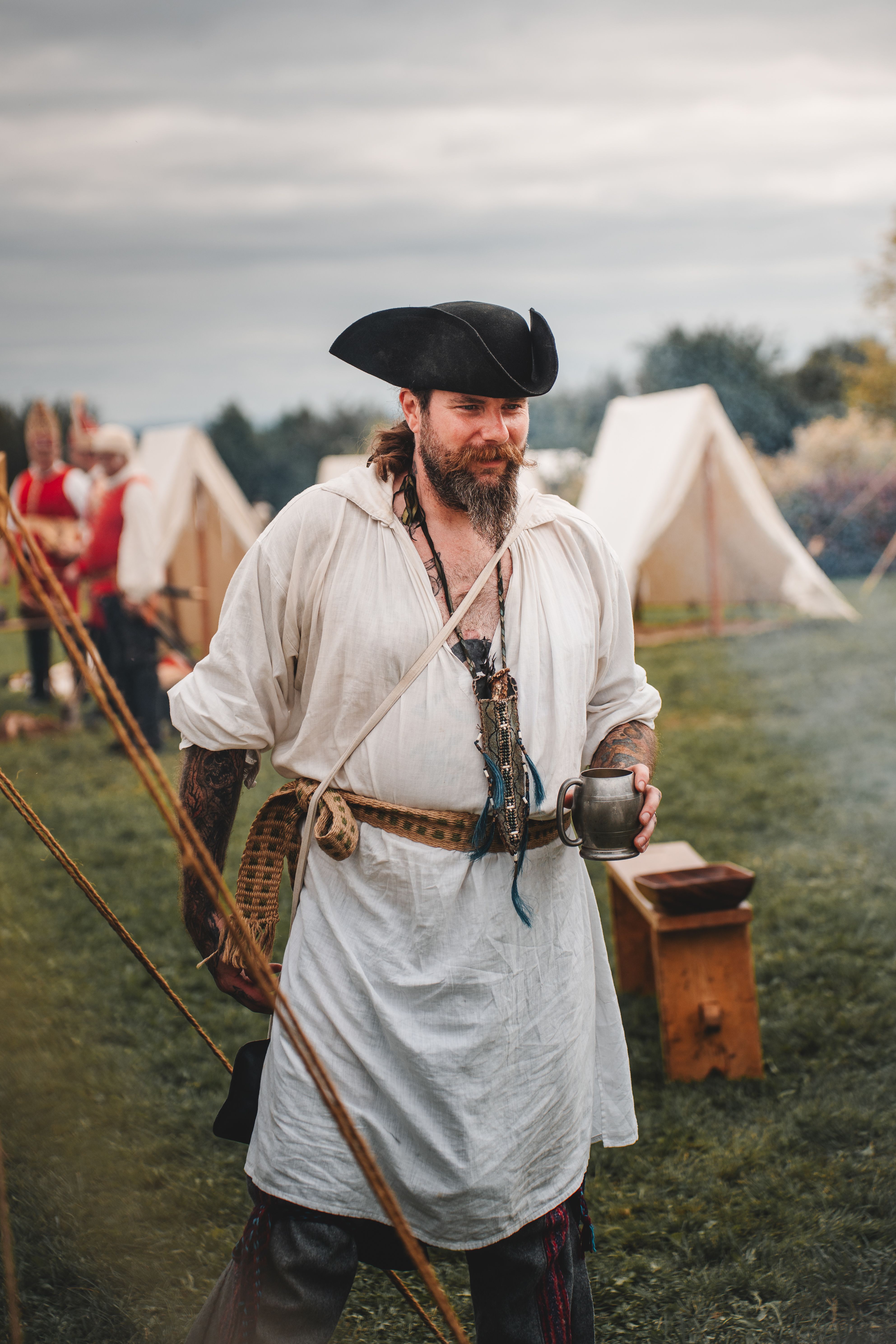 Performer in Costume for Historical Reenactment Event · Free Stock Photo