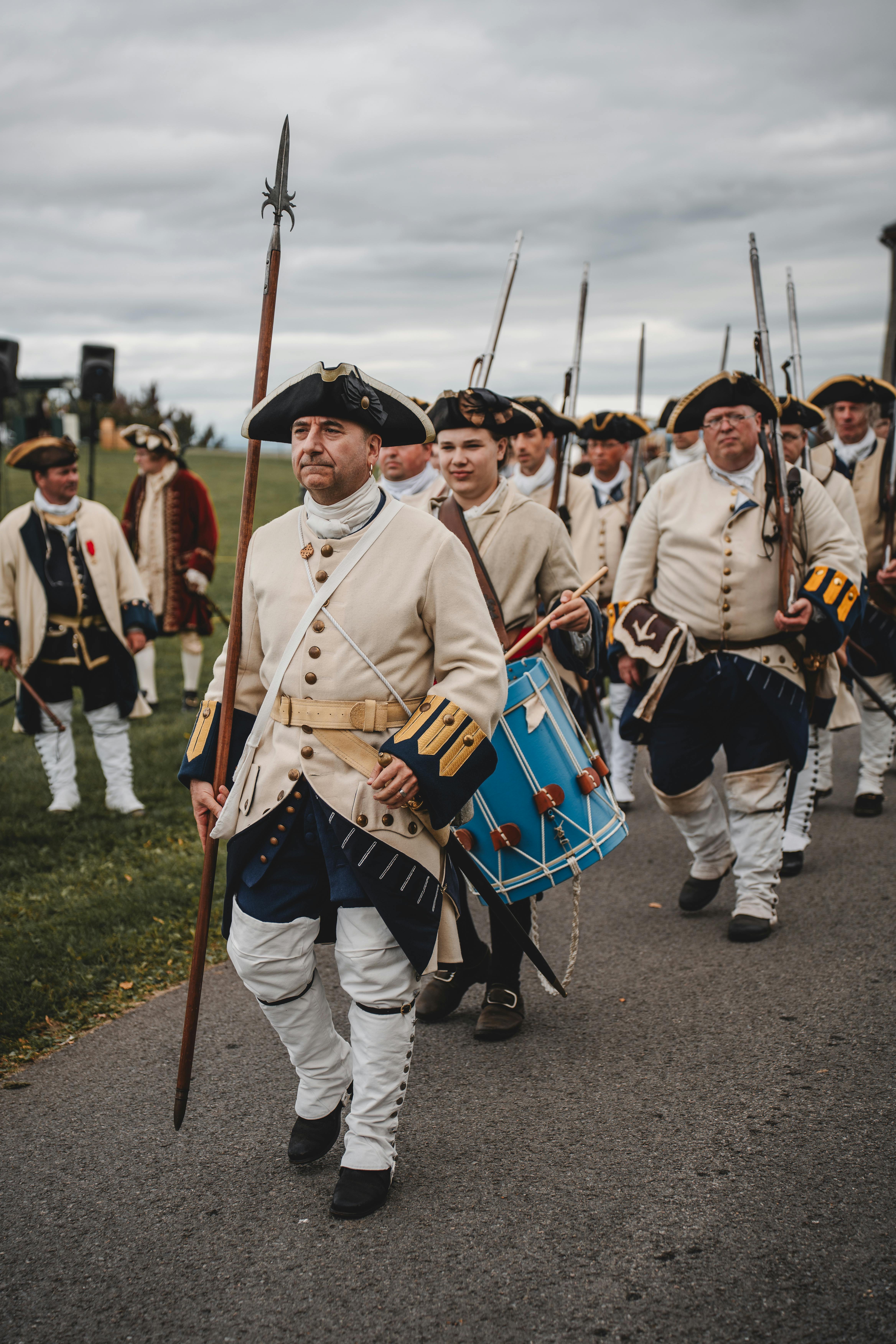 Group of French Soldiers in a Park · Free Stock Photo