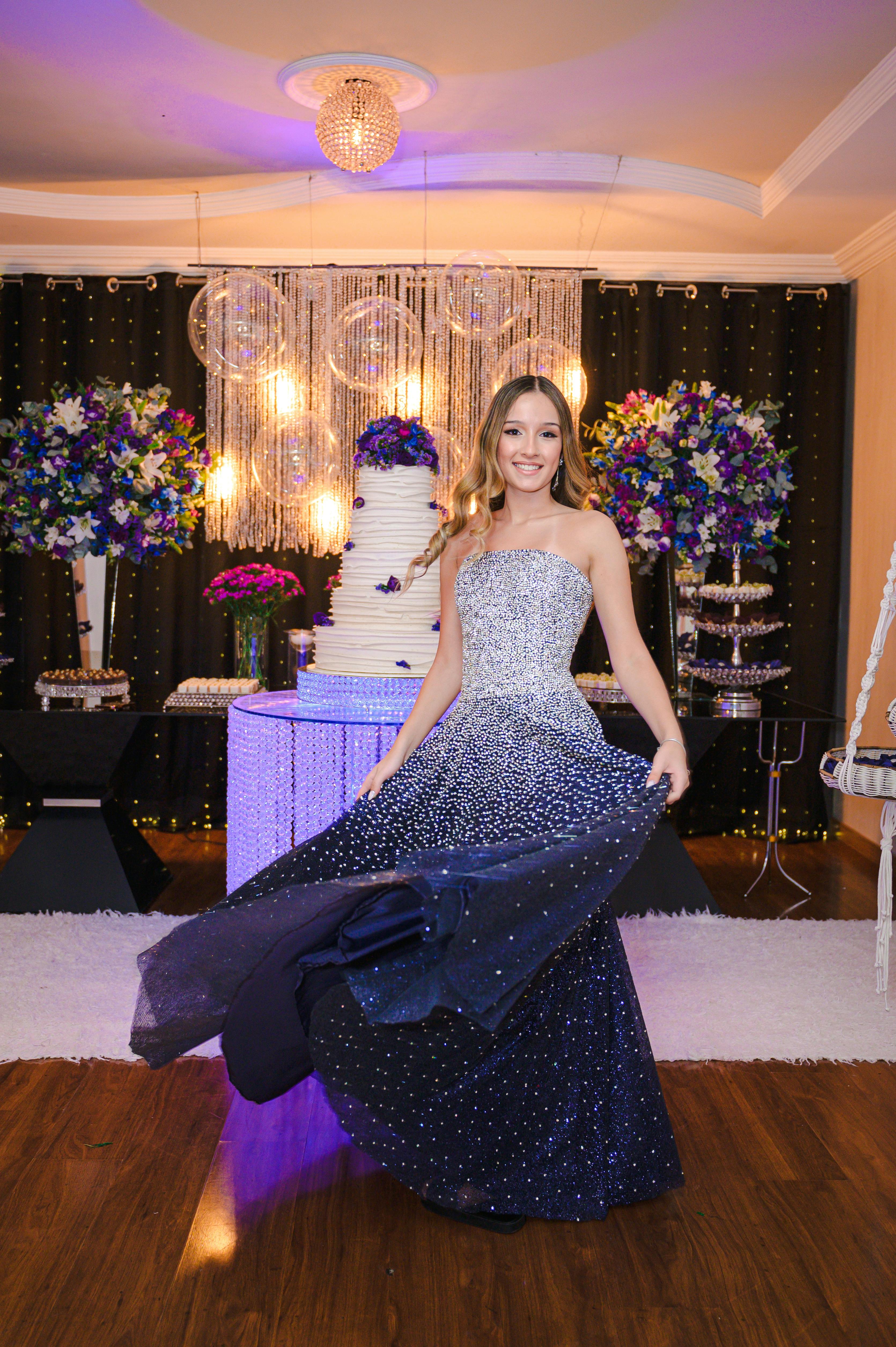 Beautiful Woman in Dress at Party · Free Stock Photo