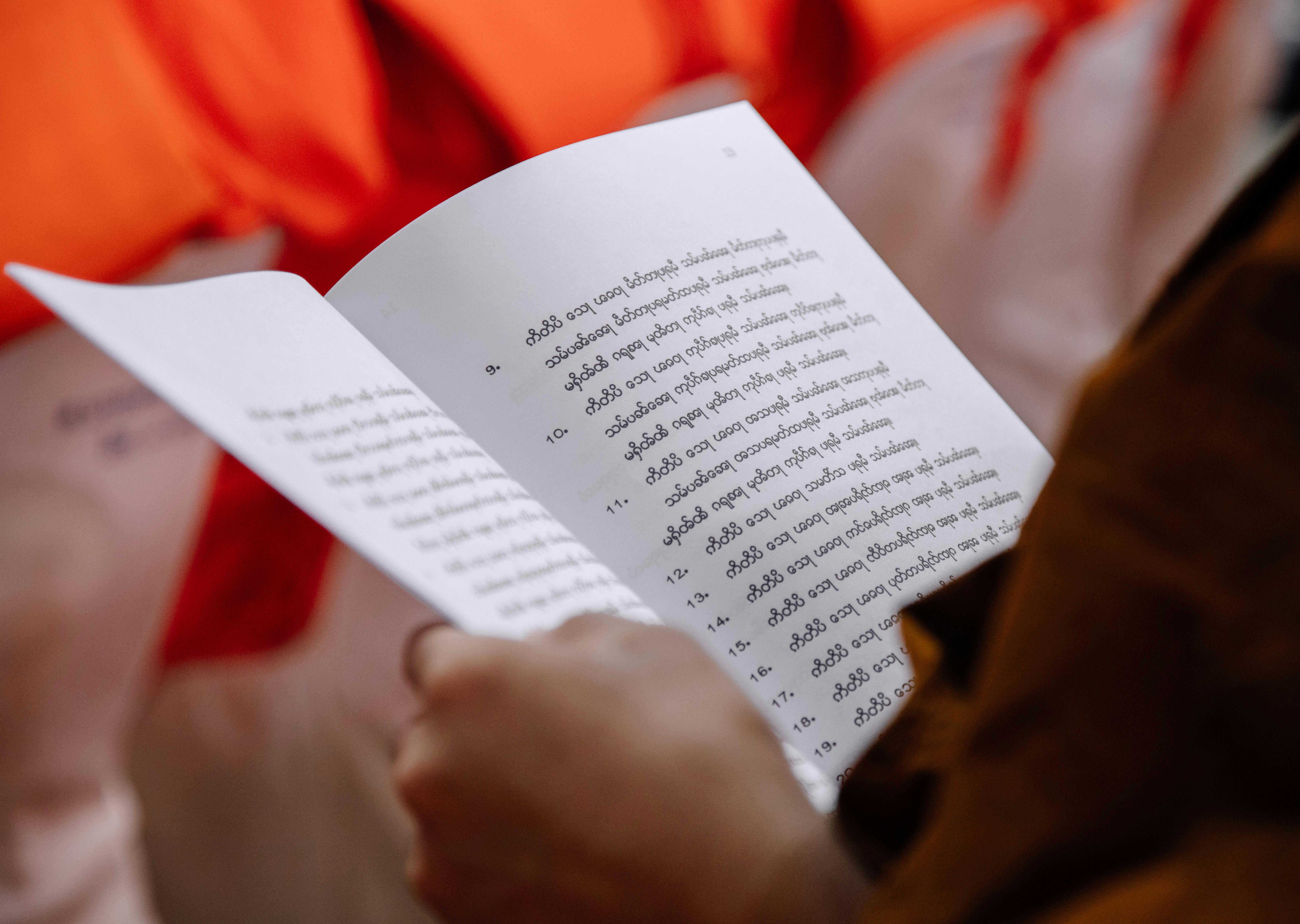 Person Holding Paper with Prayer · Free Stock Photo