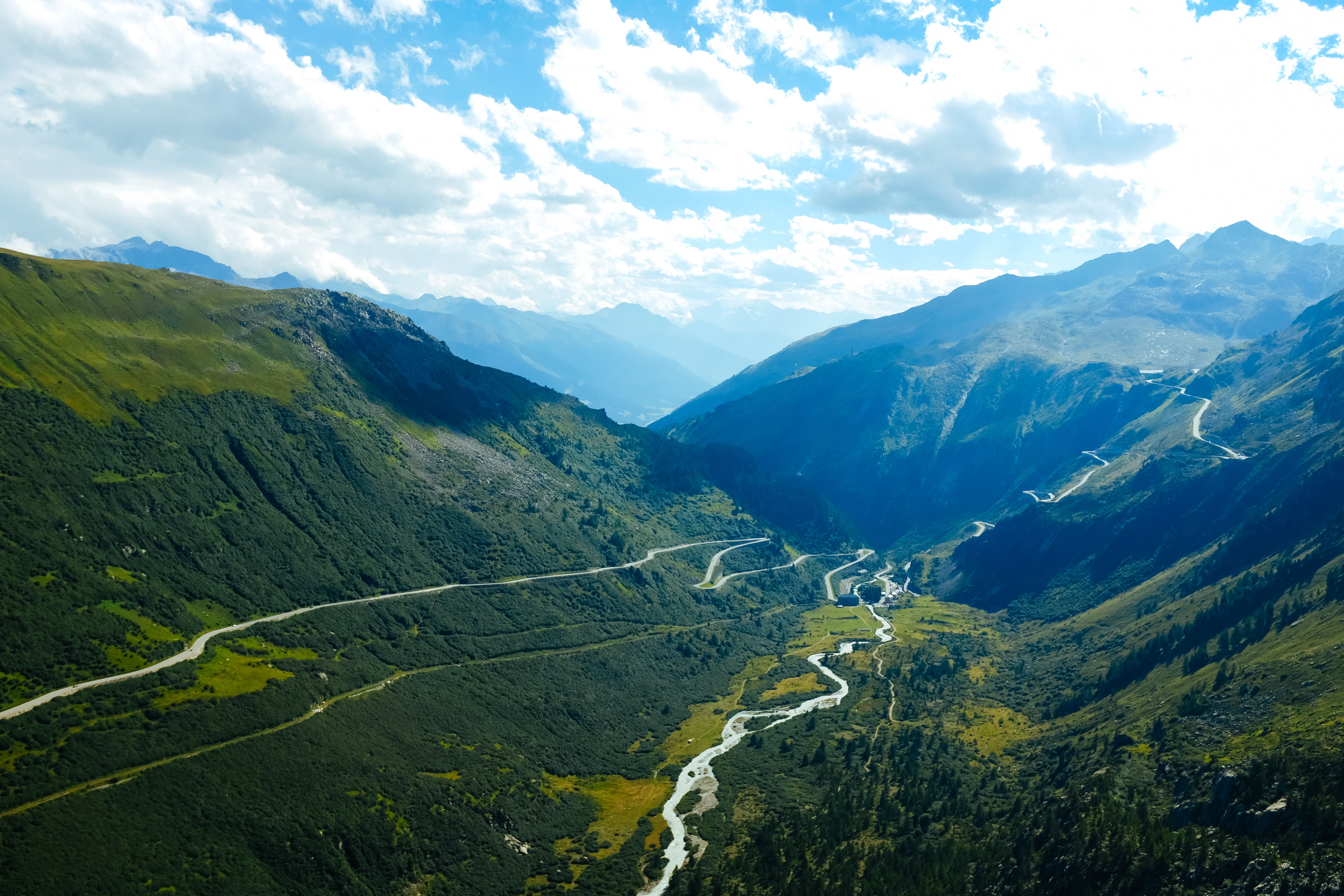 Scenic Landscape of a Valley · Free Stock Photo