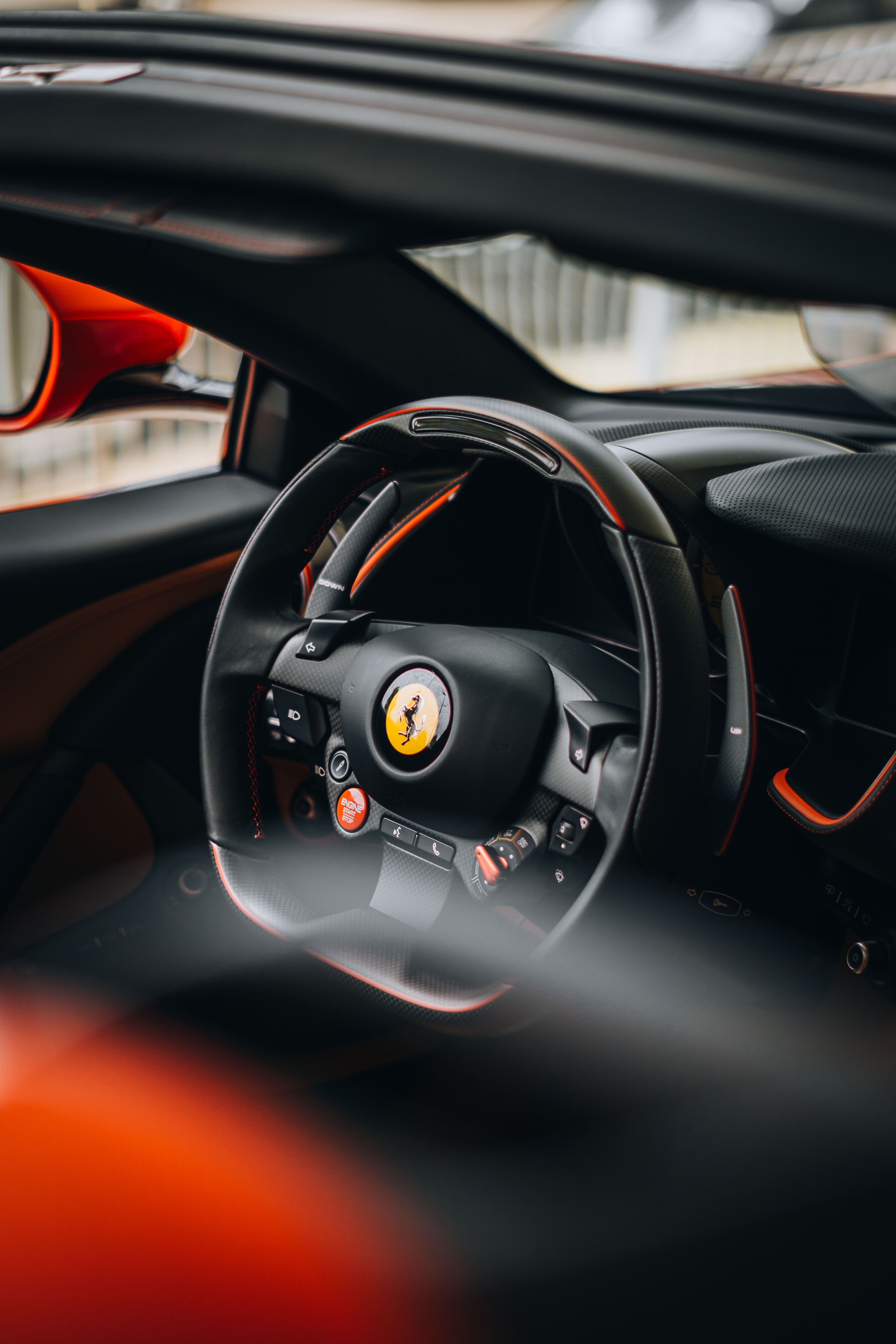 Ferrari Steering Wheel Wallpaper