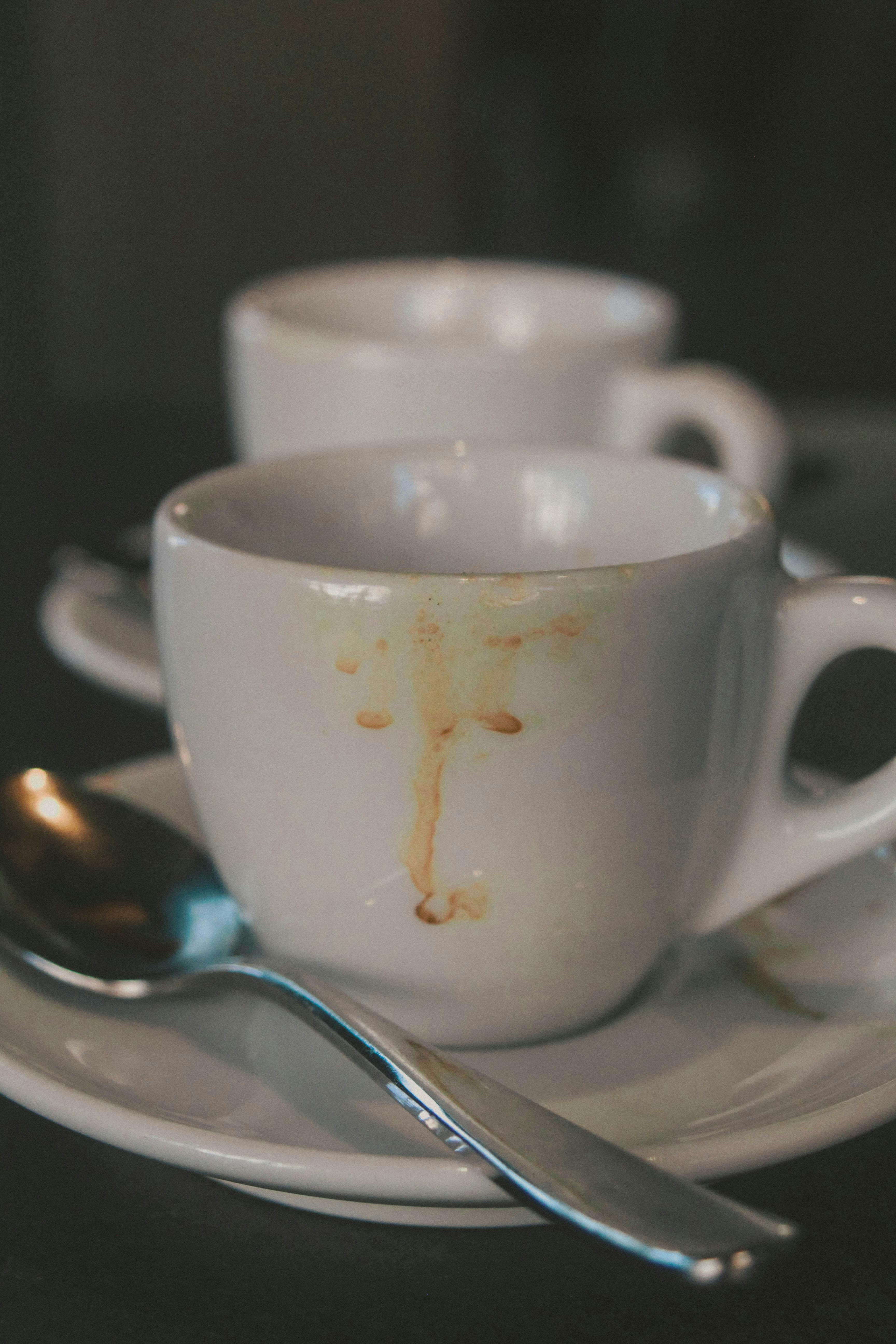 Close-up of a Stained Cup · Free Stock Photo