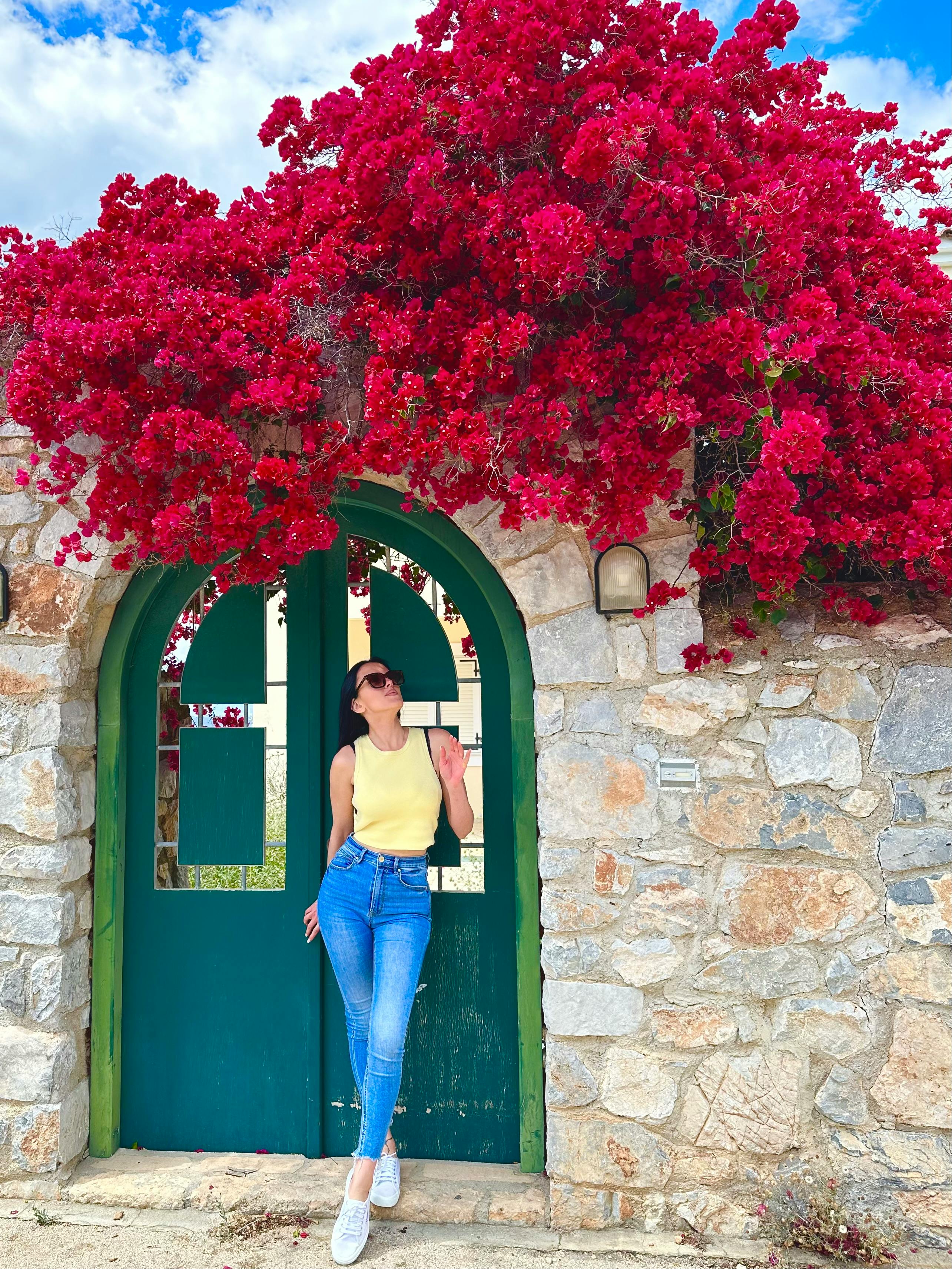 A Woman Standing by a Gate · Free Stock Photo