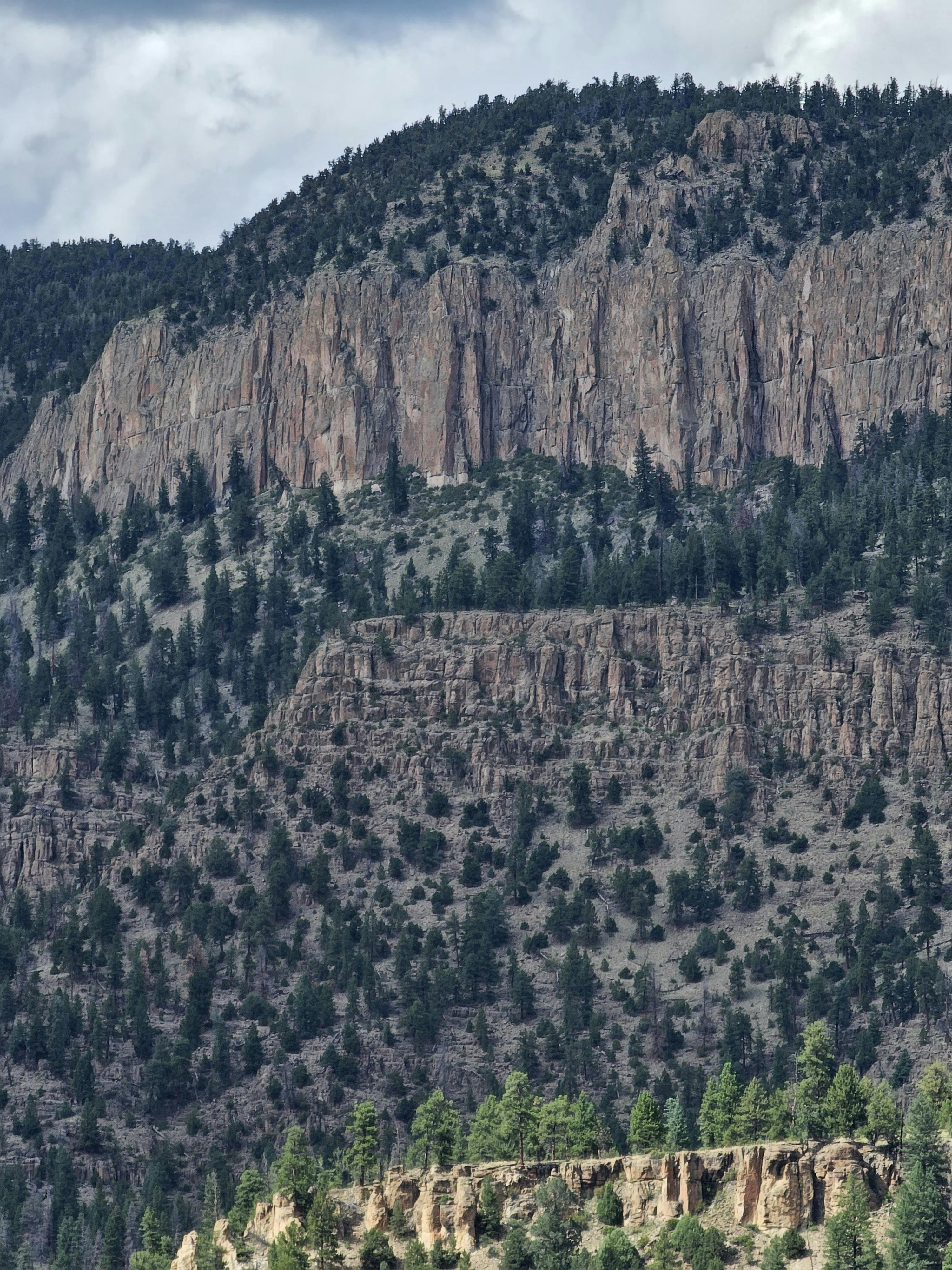 Aerial View Of A Steep Rocky Mountain Cliff · Free Stock Photo
