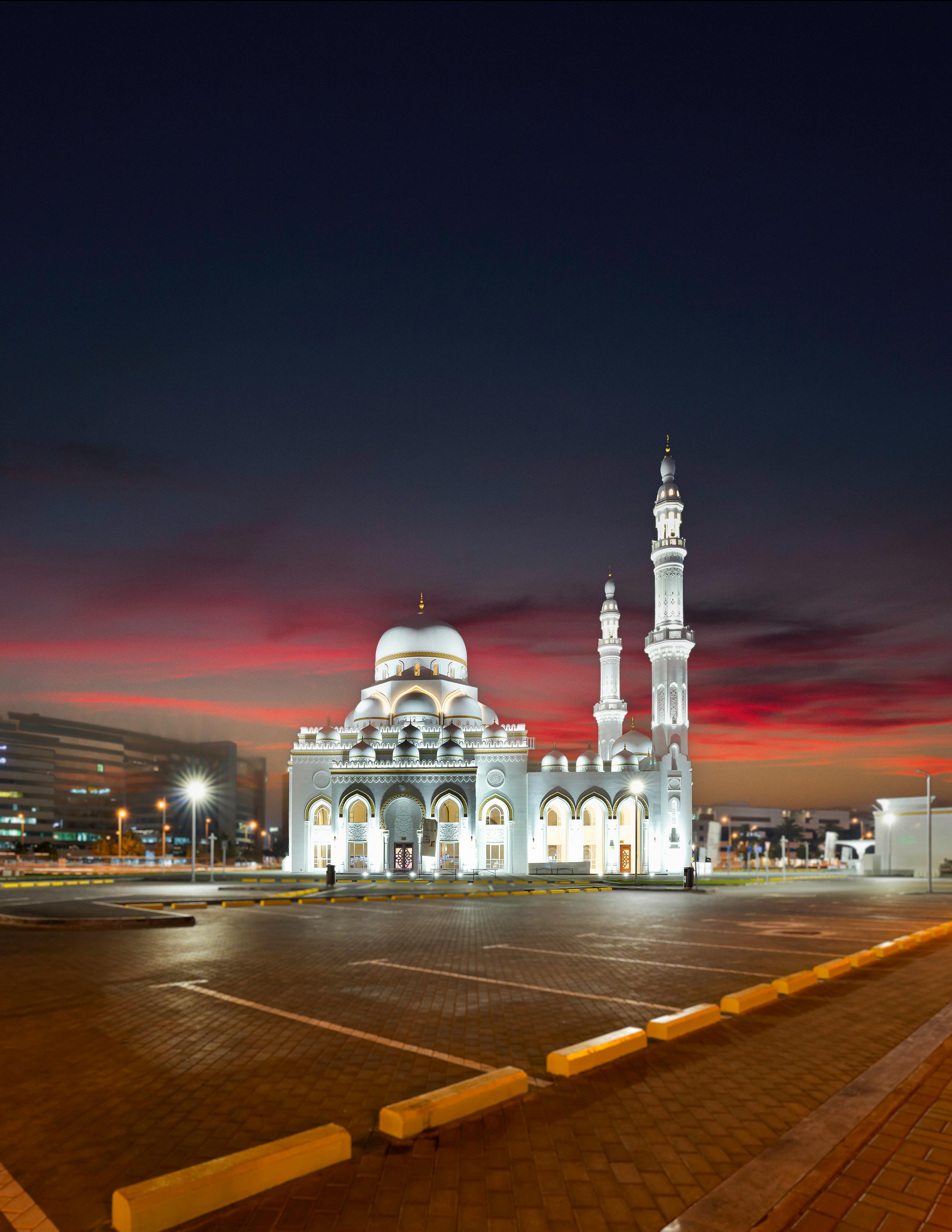 Gold Mosque during Sunset · Free Stock Photo