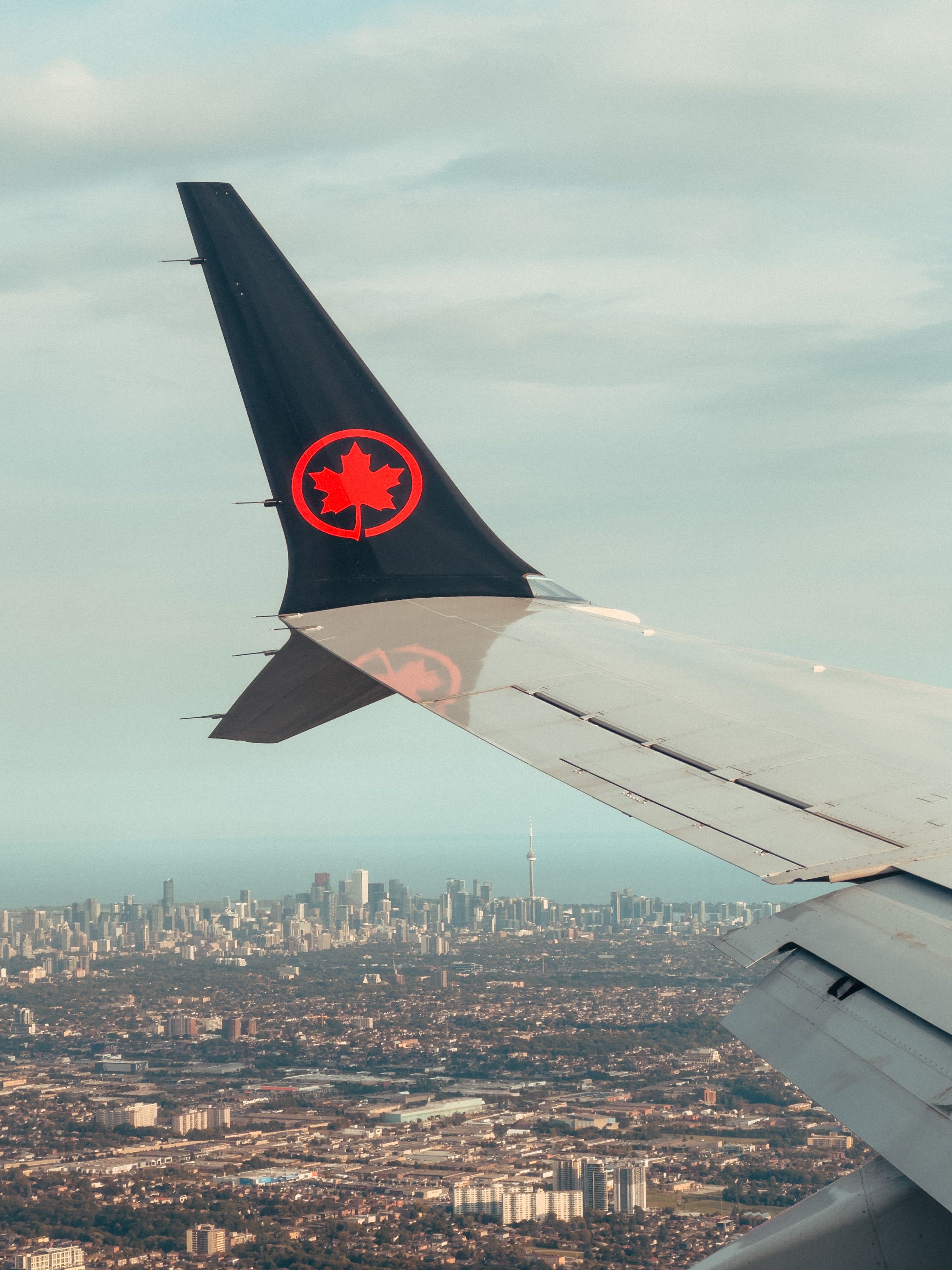 Wing of a Commercial Airplane · Free Stock Photo