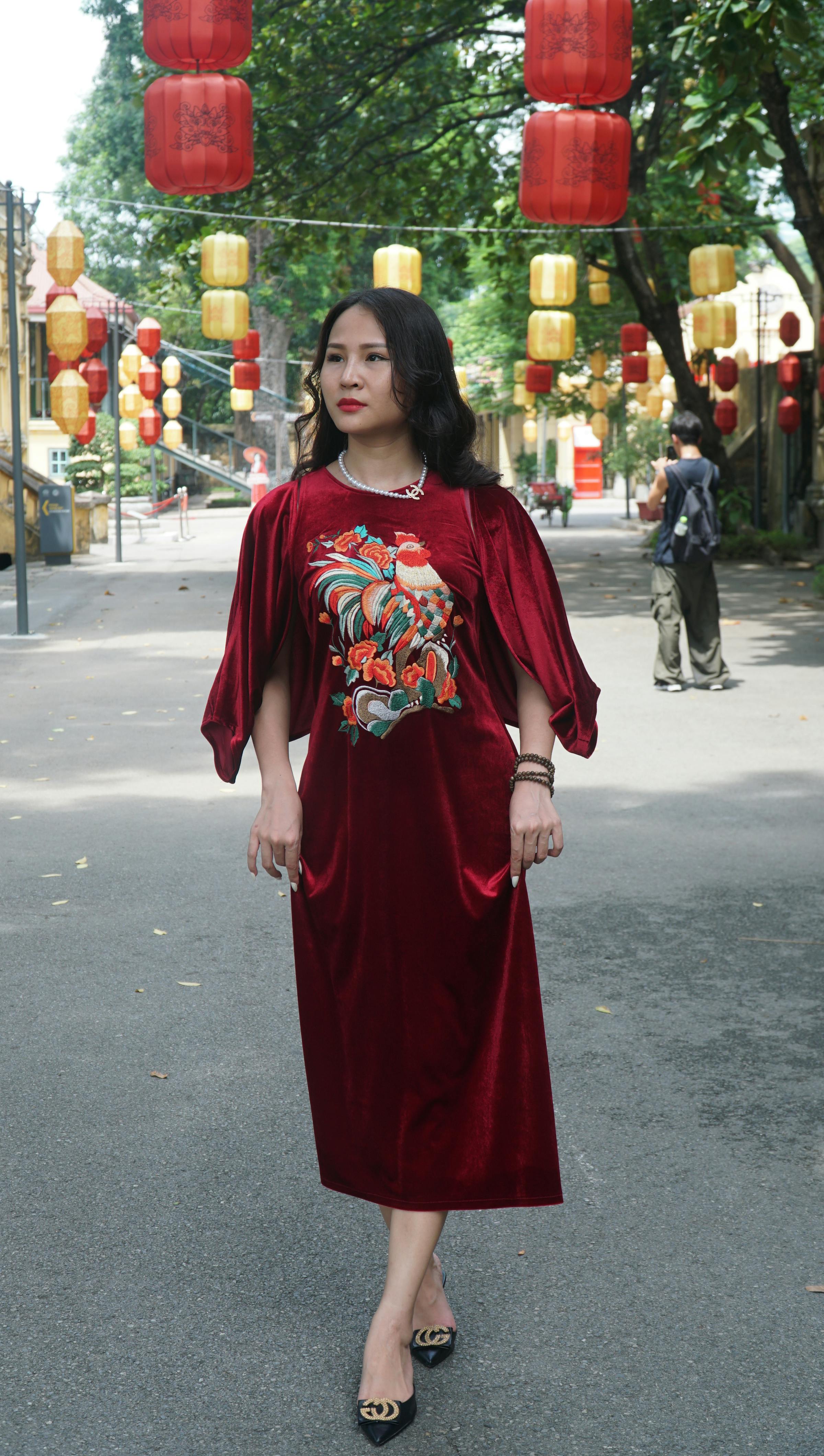 Woman in Red, Traditional Clothing on Street · Free Stock Photo
