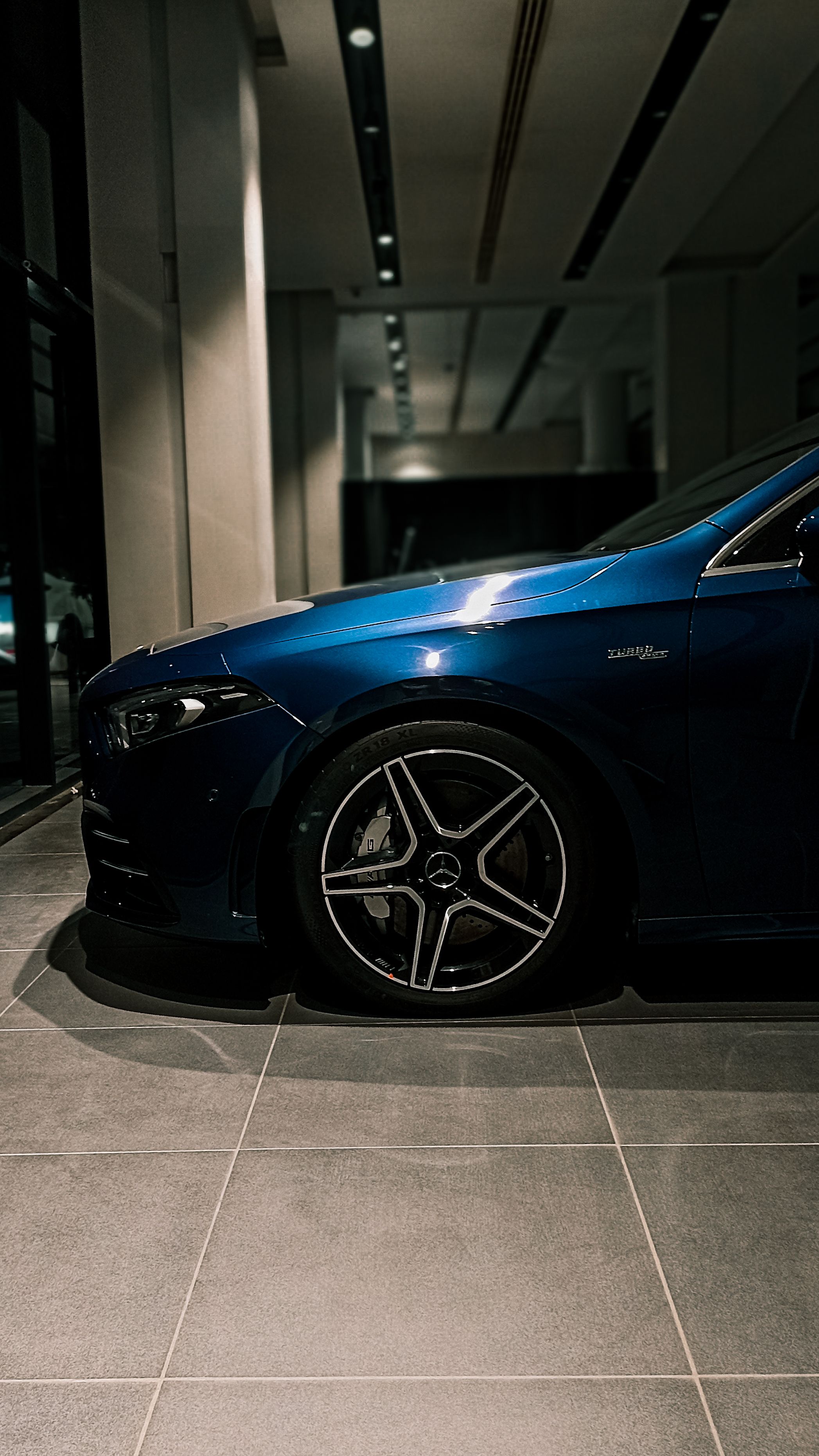 Blue Mercedes A Class · Free Stock Photo