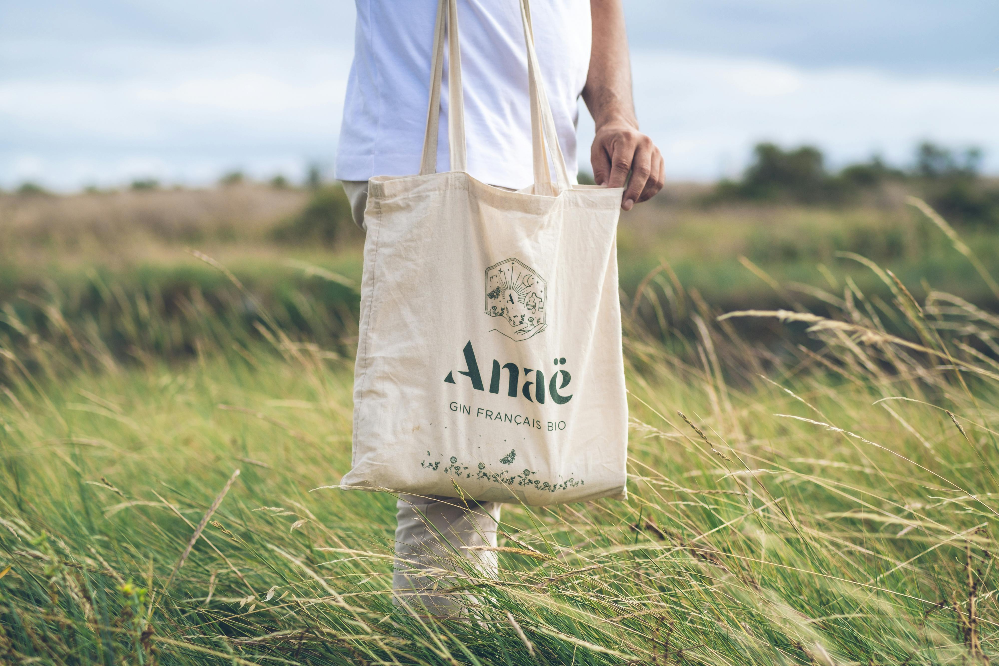 Person Standing with Anae Bag on Grassland · Free Stock Photo