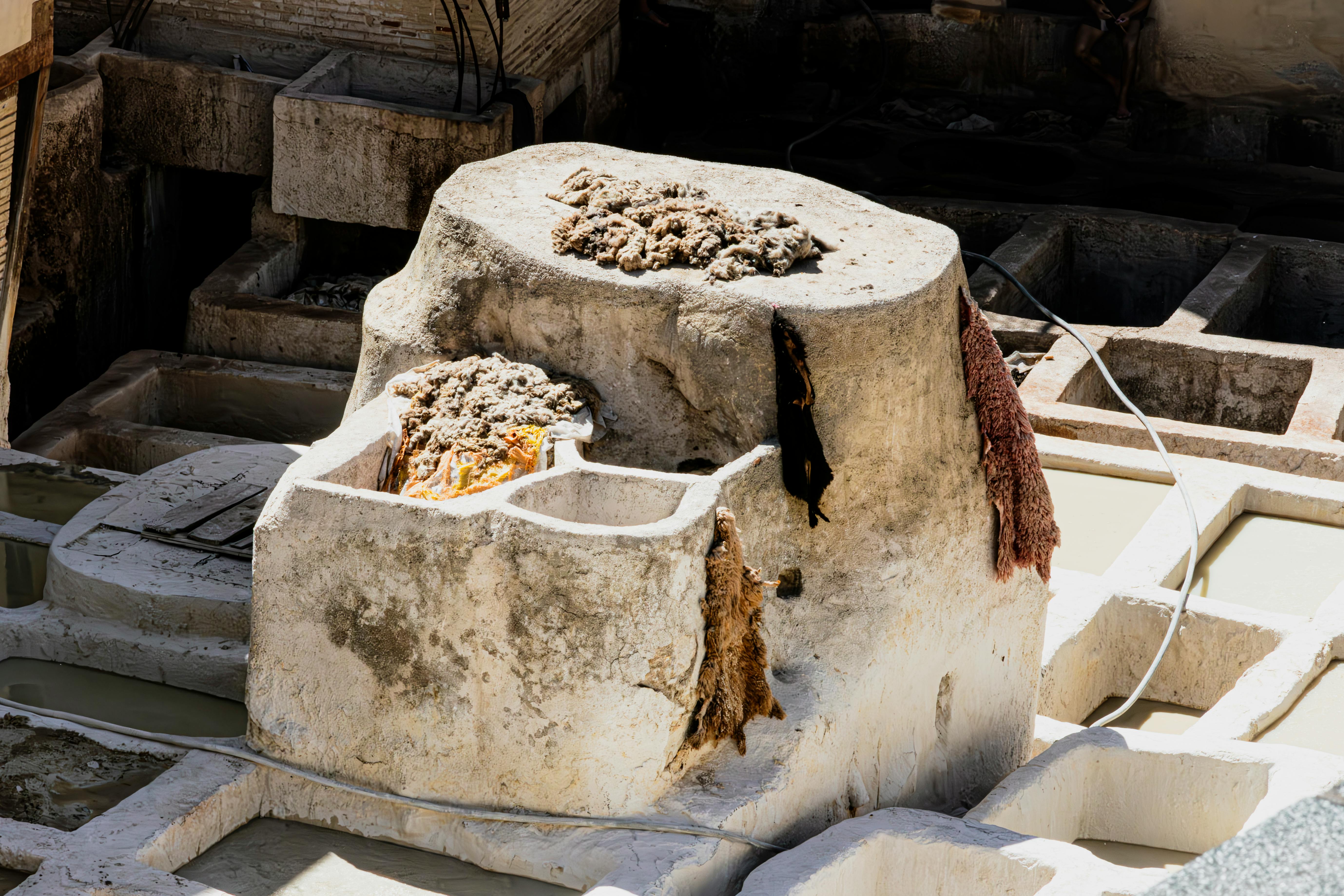 Close up of Vintage, Stone Containers · Free Stock Photo