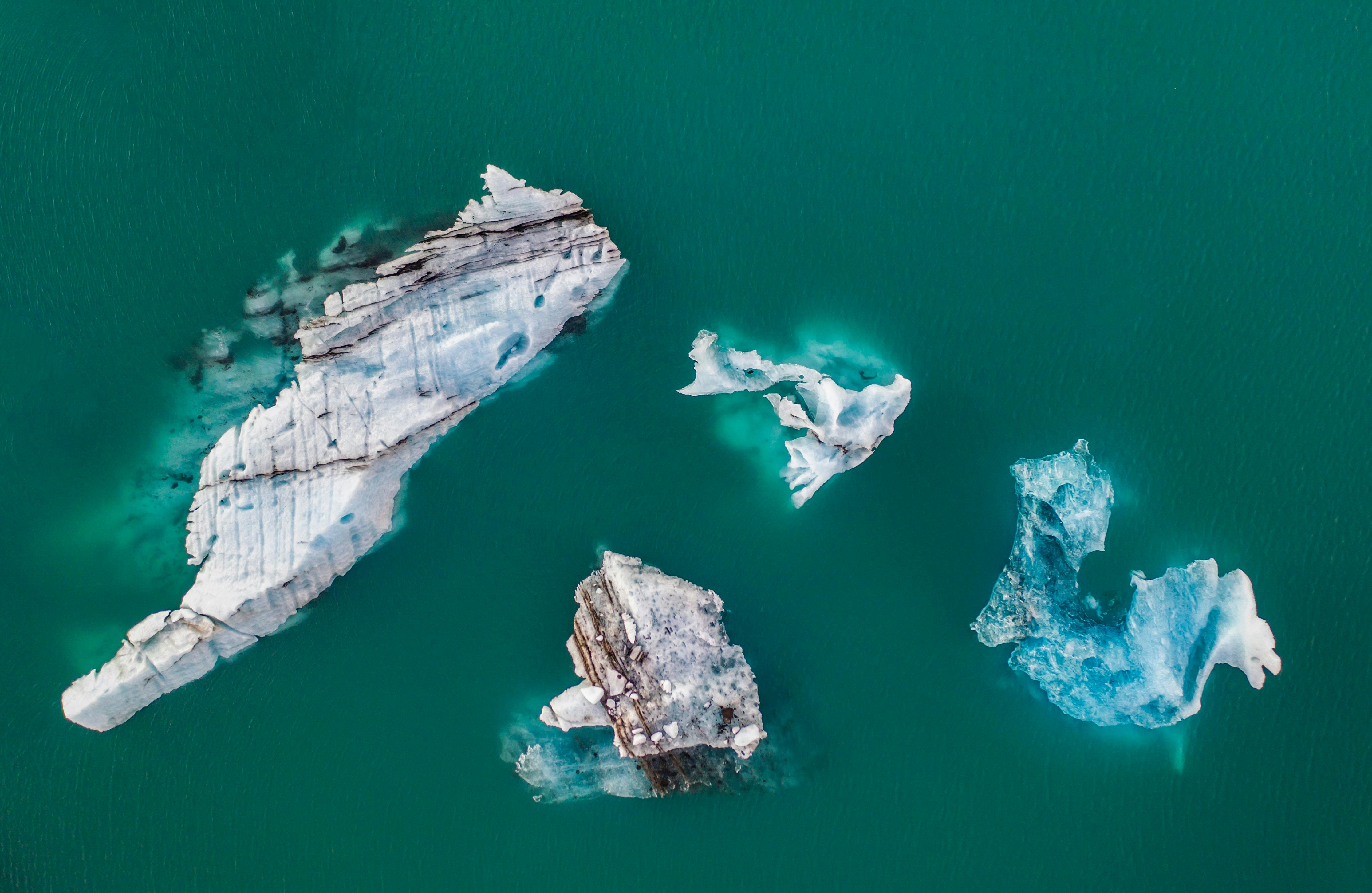 Top View of Rocks in the Water · Free Stock Photo