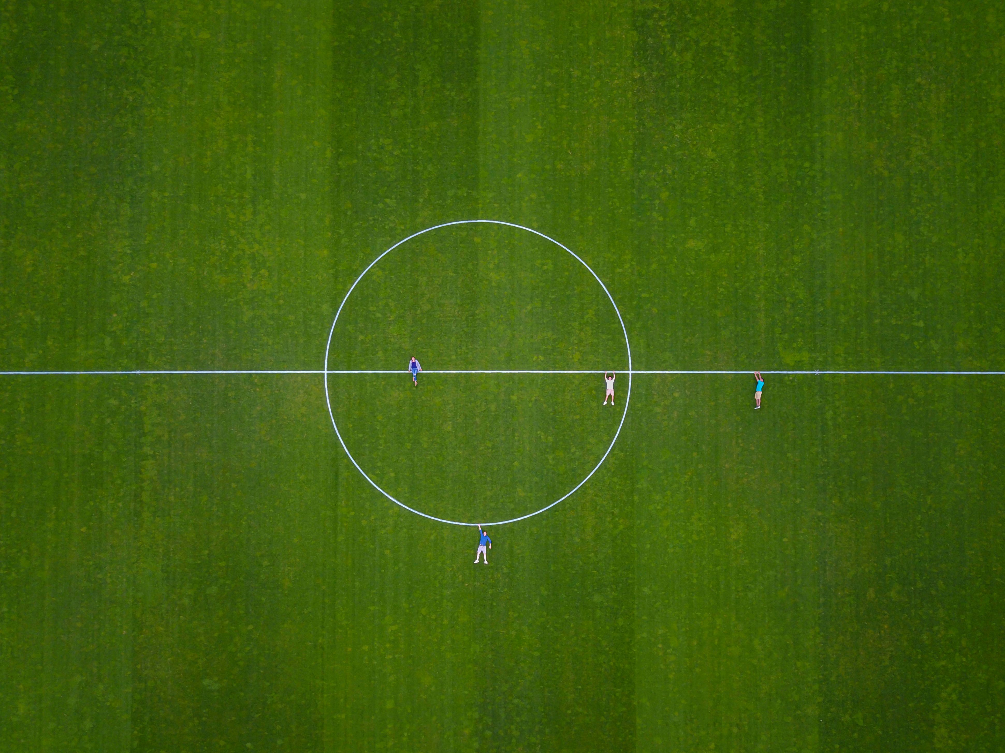 Funny Perspective with Sports Field · Free Stock Photo