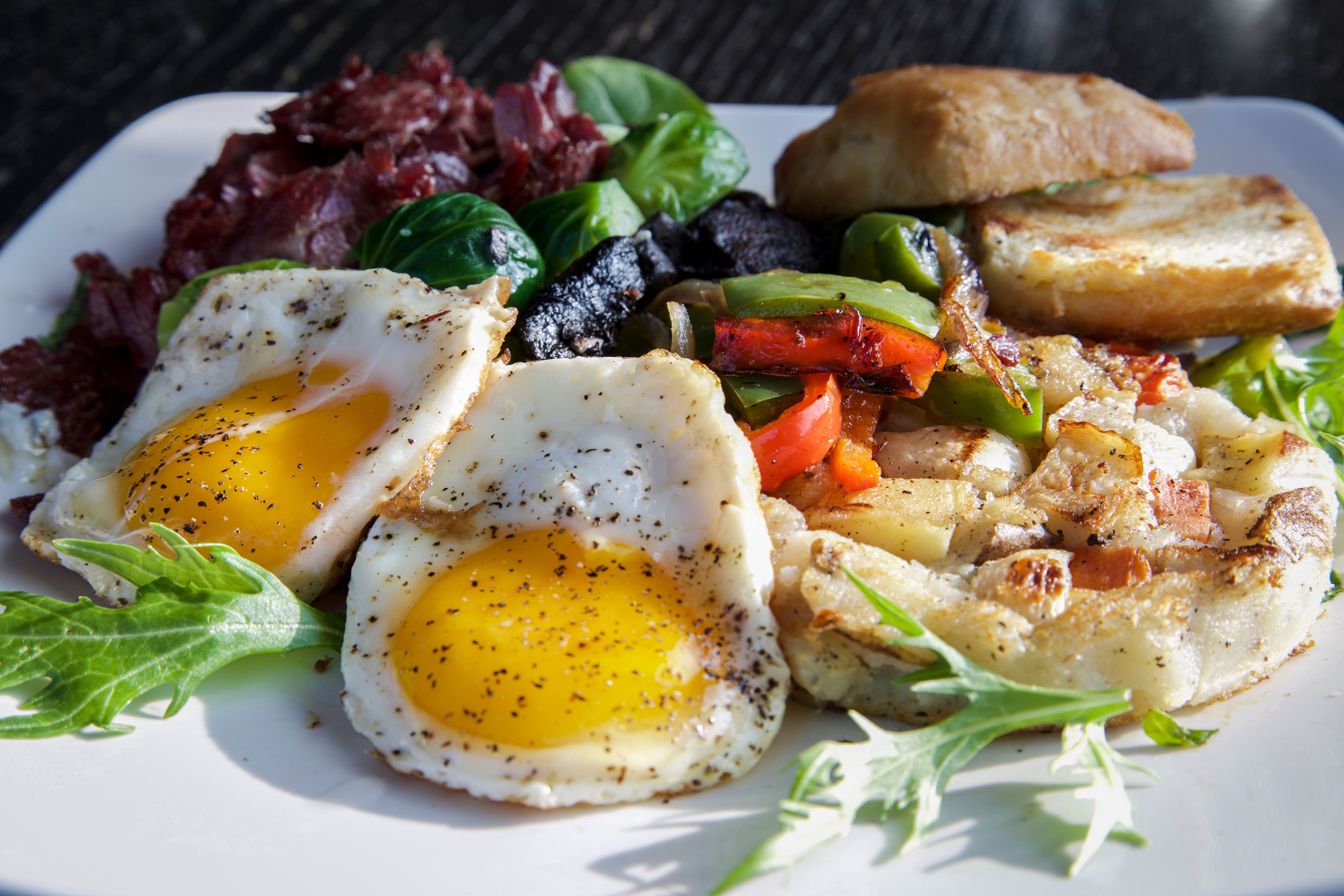Breakfast Egg on Toast · Free Stock Photo